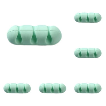 JOYROOM 6 Pack Magnetic Cable Clips Cord Holder, Under Desk Cable ...