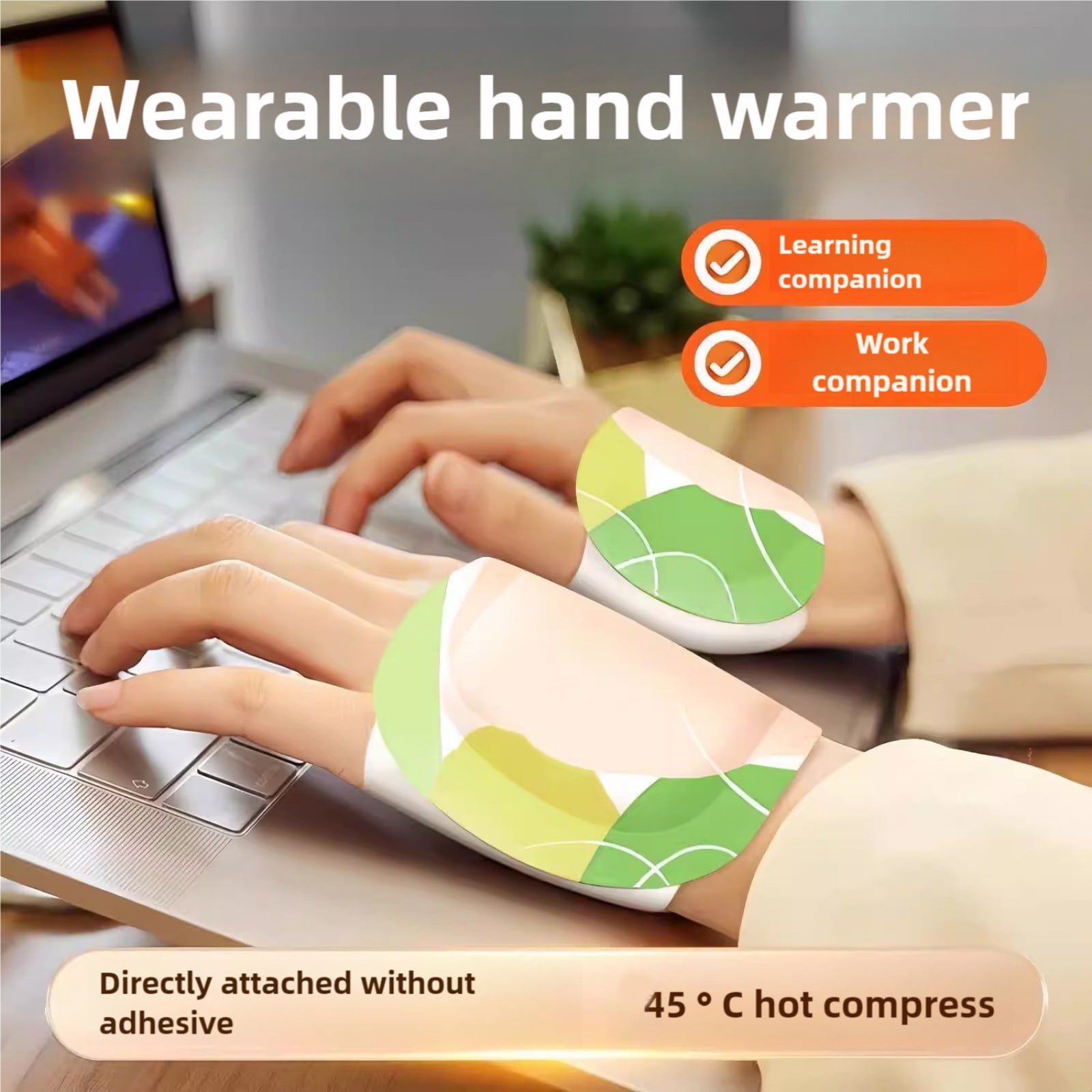 GARENAS Self Heating Hand Warmers Portable Wearable Hand Warmers & Foot ...