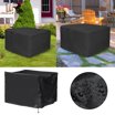 Hiland Heavy Duty Rectangular Firepit Cover in Mocha - Walmart.com
