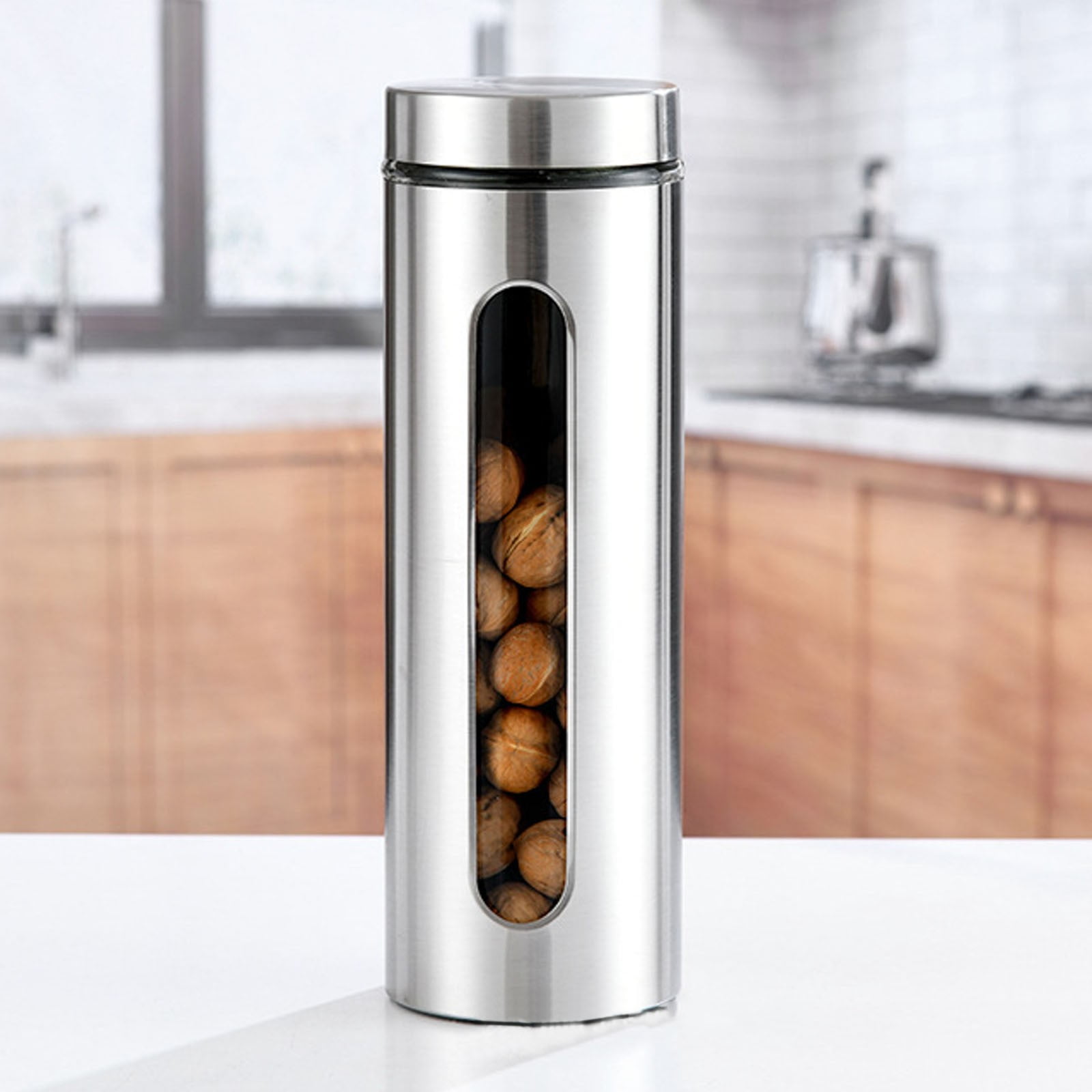 GARENAS Stainless Steel Storage Tank Coffee SeaLED Storage Tank Dry ...