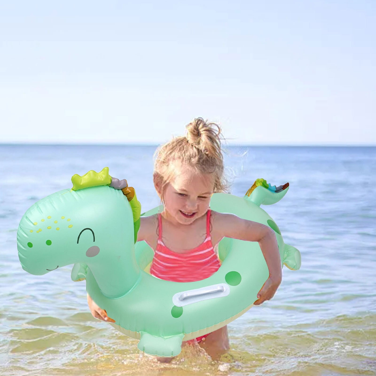 GARENAS Water Sitting Circle Children's Swimming Circle Inflatable ...