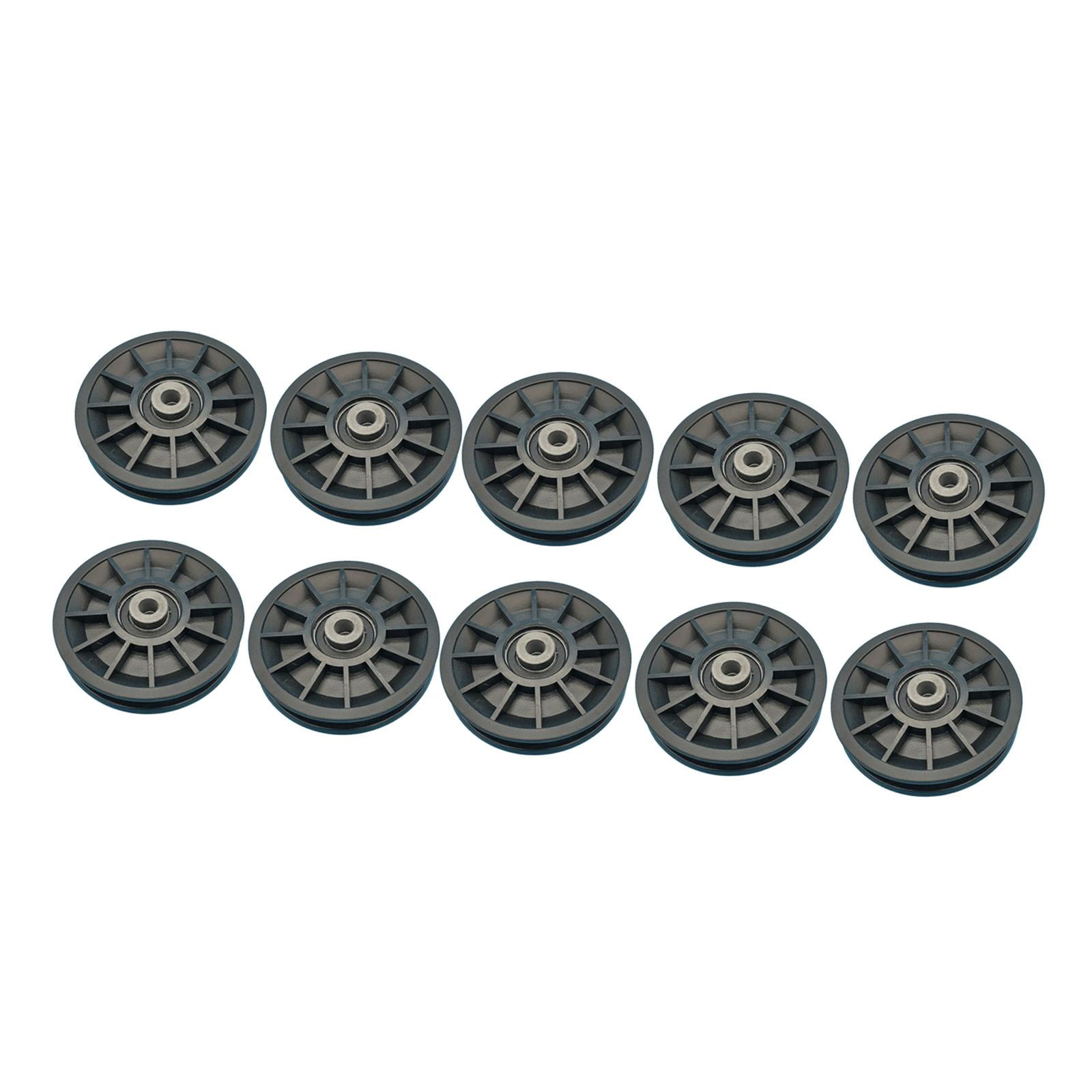 GARENDE 10 Pieces Fitness Bearing Pulley Wheel Home Gym Equipment Part ...