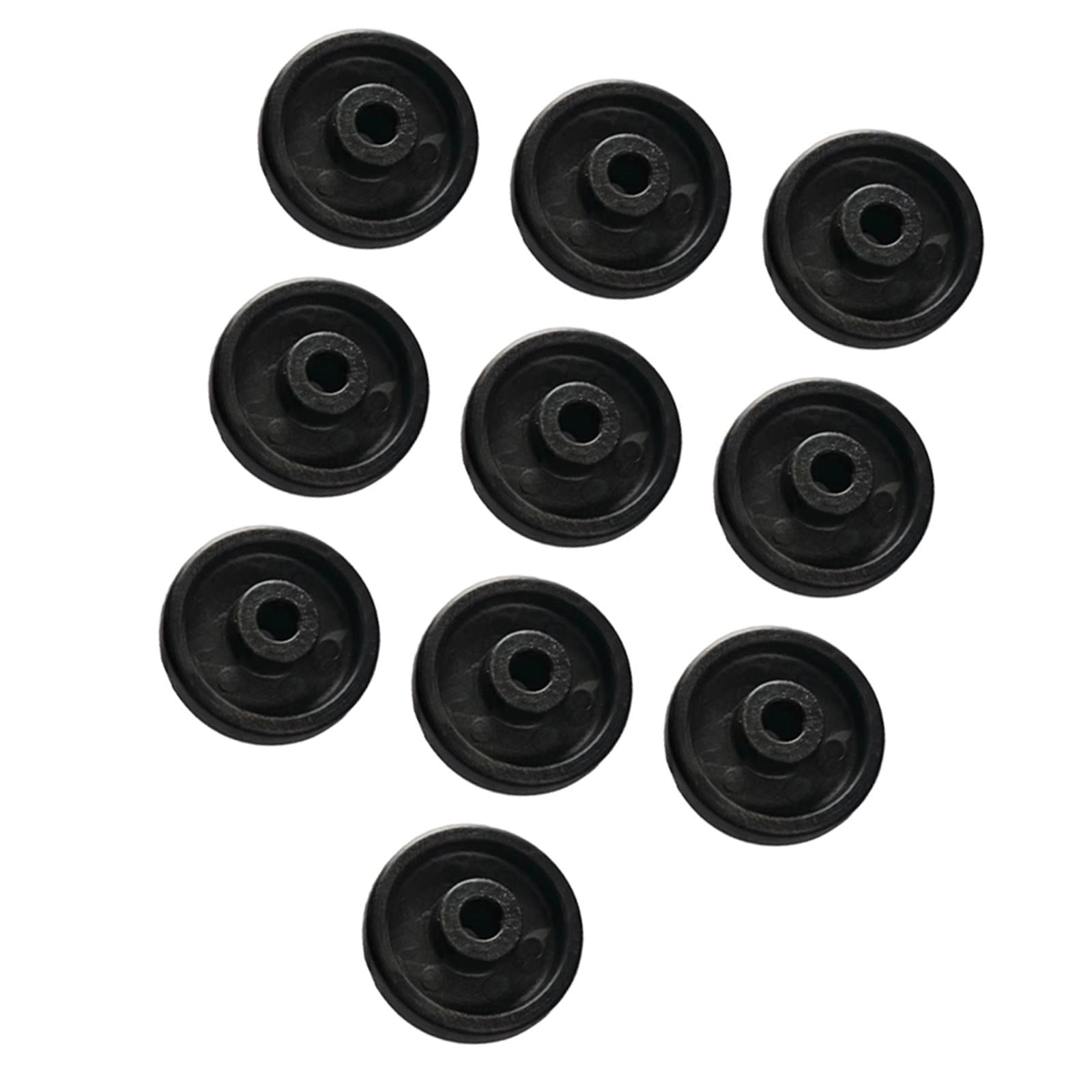 GARENDE 10 Pieces Nylon Mobility Wheels Kit Accessory for Ellipticals ...