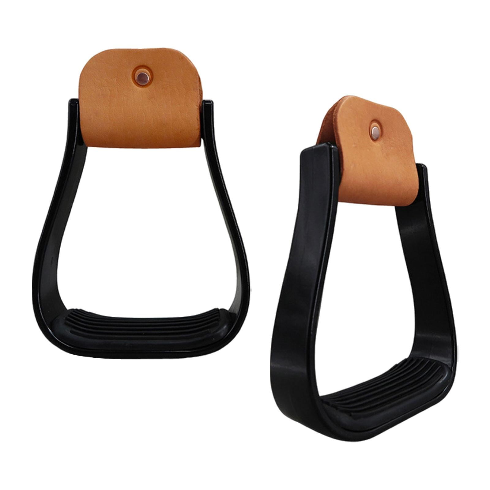 GARENDE 2 Pieces Horse Stirrups Nonslip Riding Stirrups for Outdoor ...