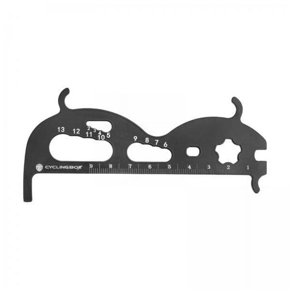 GARENDE 2X Chain Checker Bike Chains Gauge Measuring Ruler Black ...