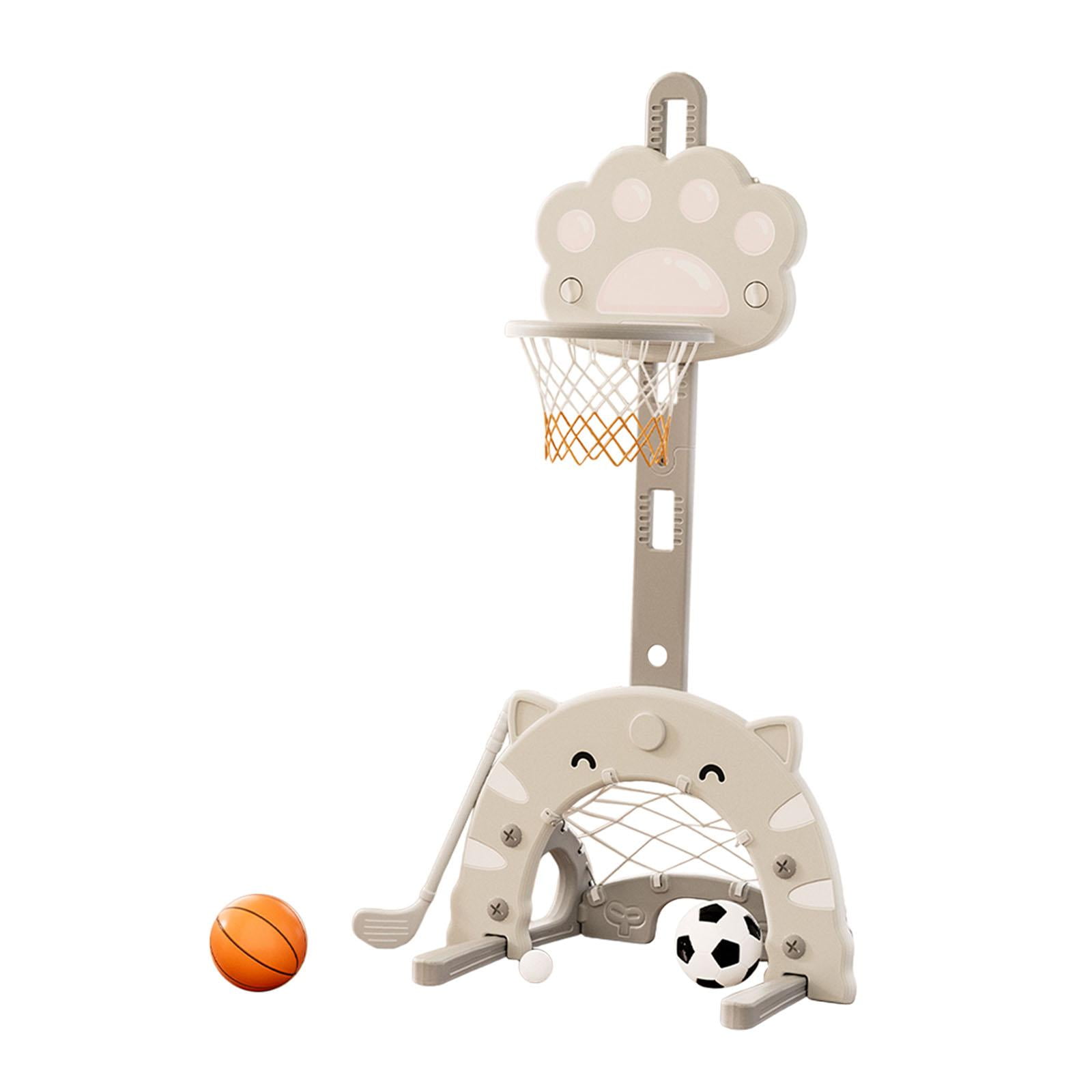 GARENDE 3 in 1 Basketball Hoop Set Portable Basketball Stand for Party ...