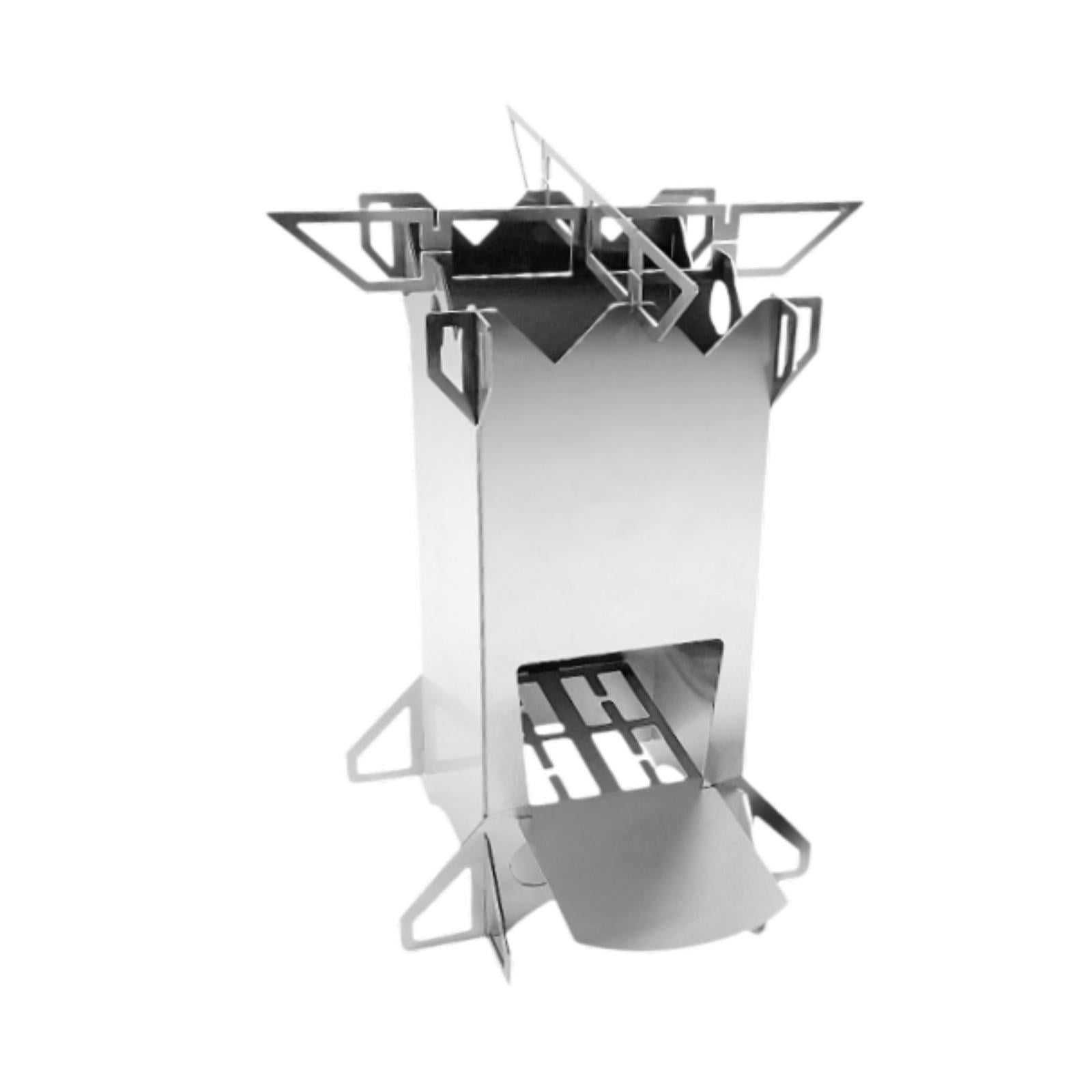 GARENDE Camping Rocket Wood Burner Wood Burning Campfire for Backyard ...