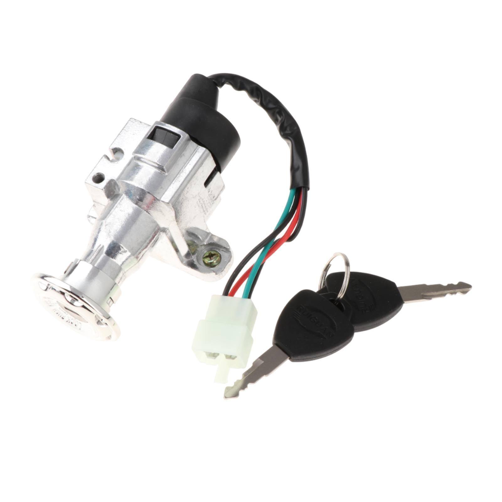 GARENDE Electric Motor Scooter Lock Electric Bikes Supplies with 2 Keys ...