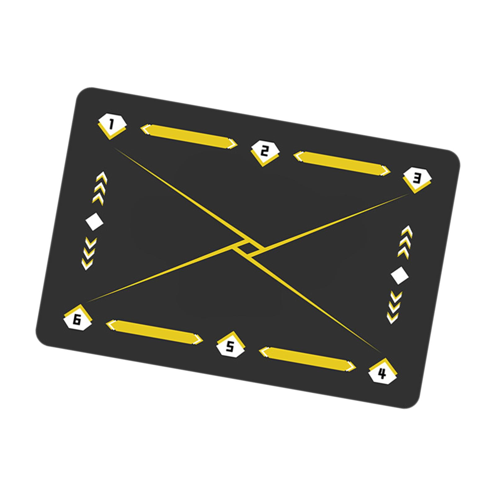 GARENDE Football Footstep Training Mat Control Ball Trainer for Kids ...