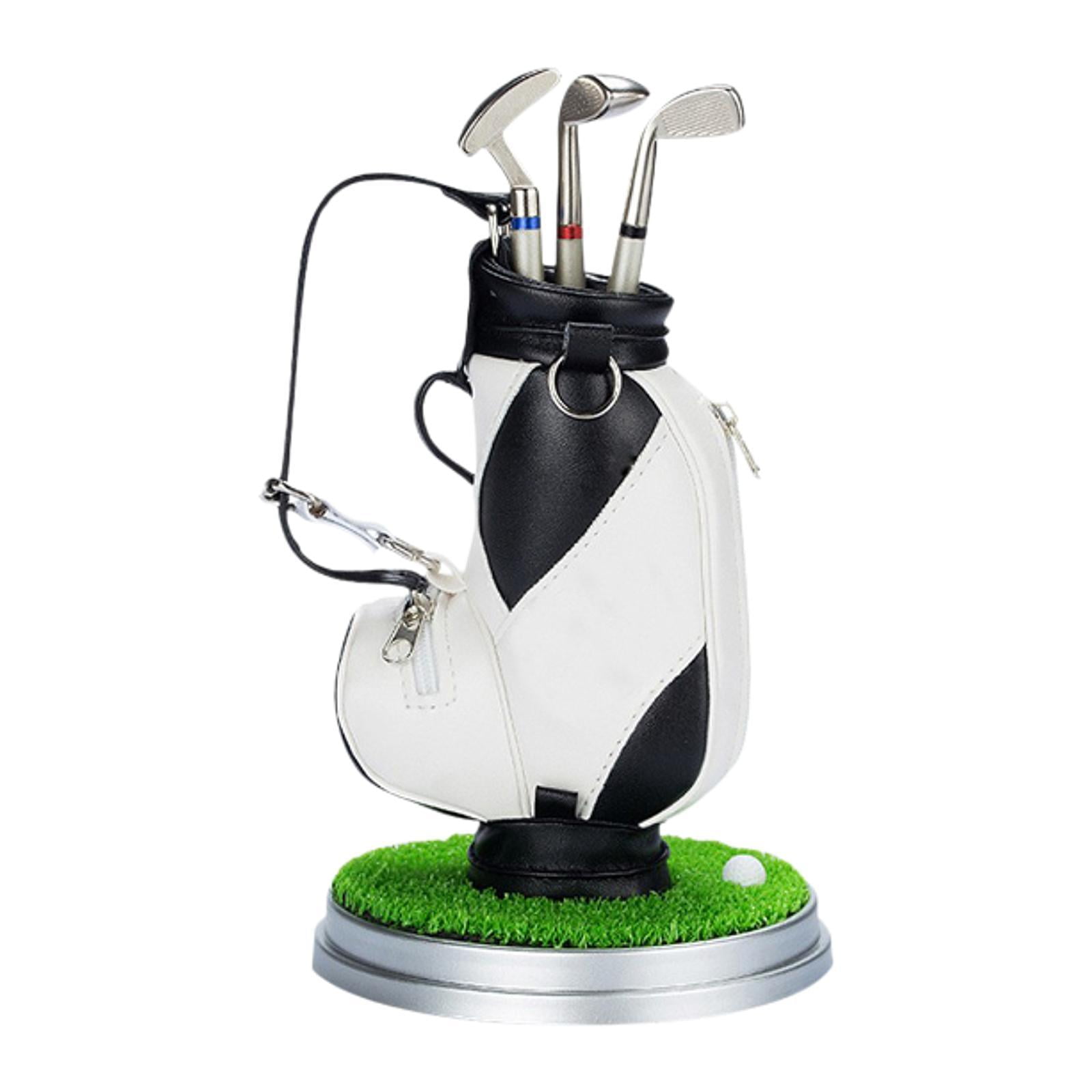 GARENDE Golf Bag Pen Holder Desk Gadgets Birthday Gifts Pencil Holder ...