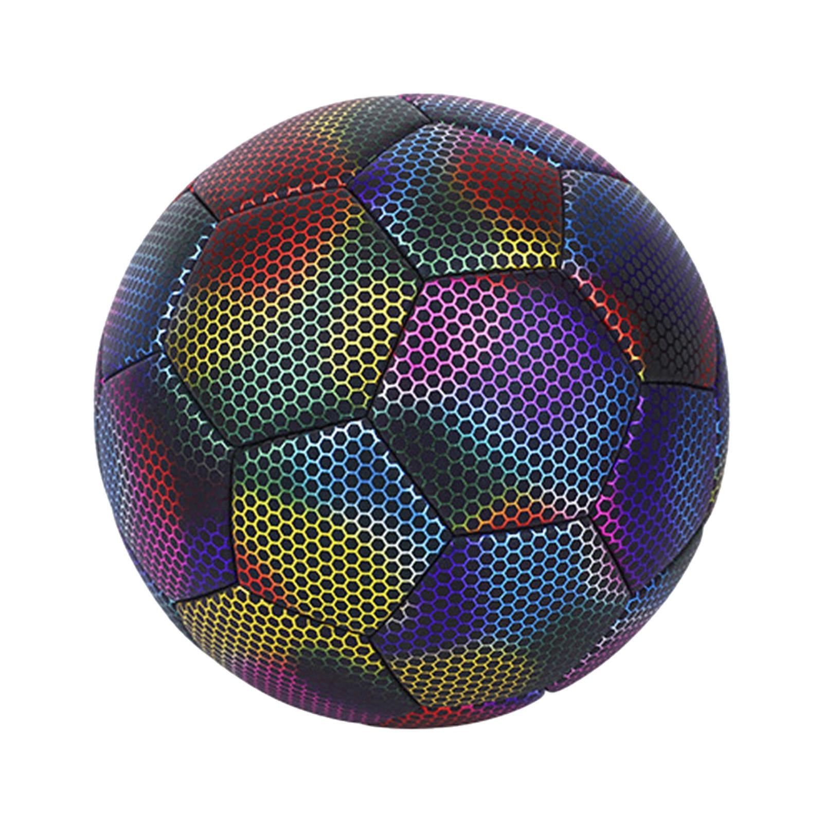 GARENDE Holographic Reflective Soccer Ball Lightweight Sports Ball ...