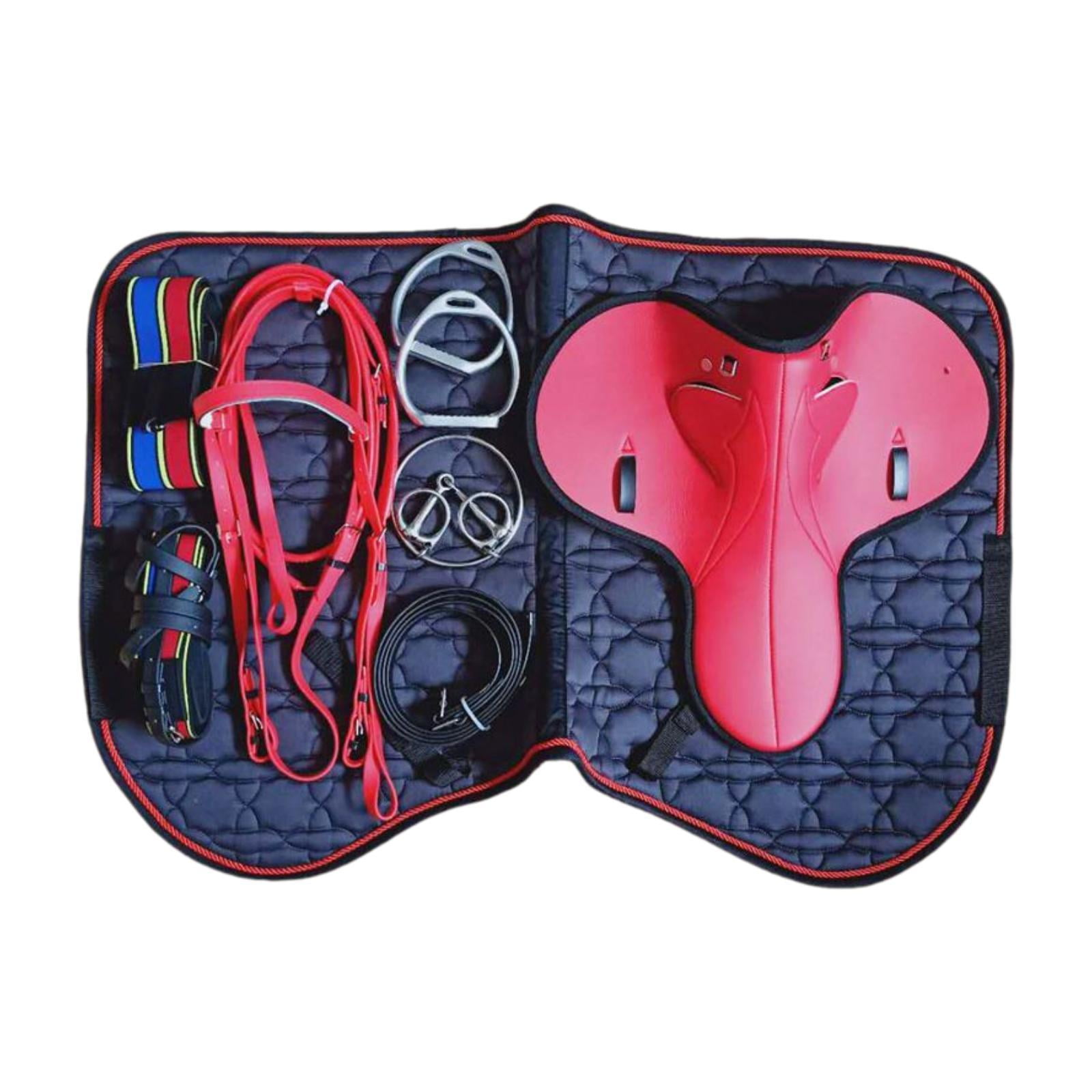 GARENDE Horse Saddle Starter Kit Bridle Equestrian Supplies Full Set ...