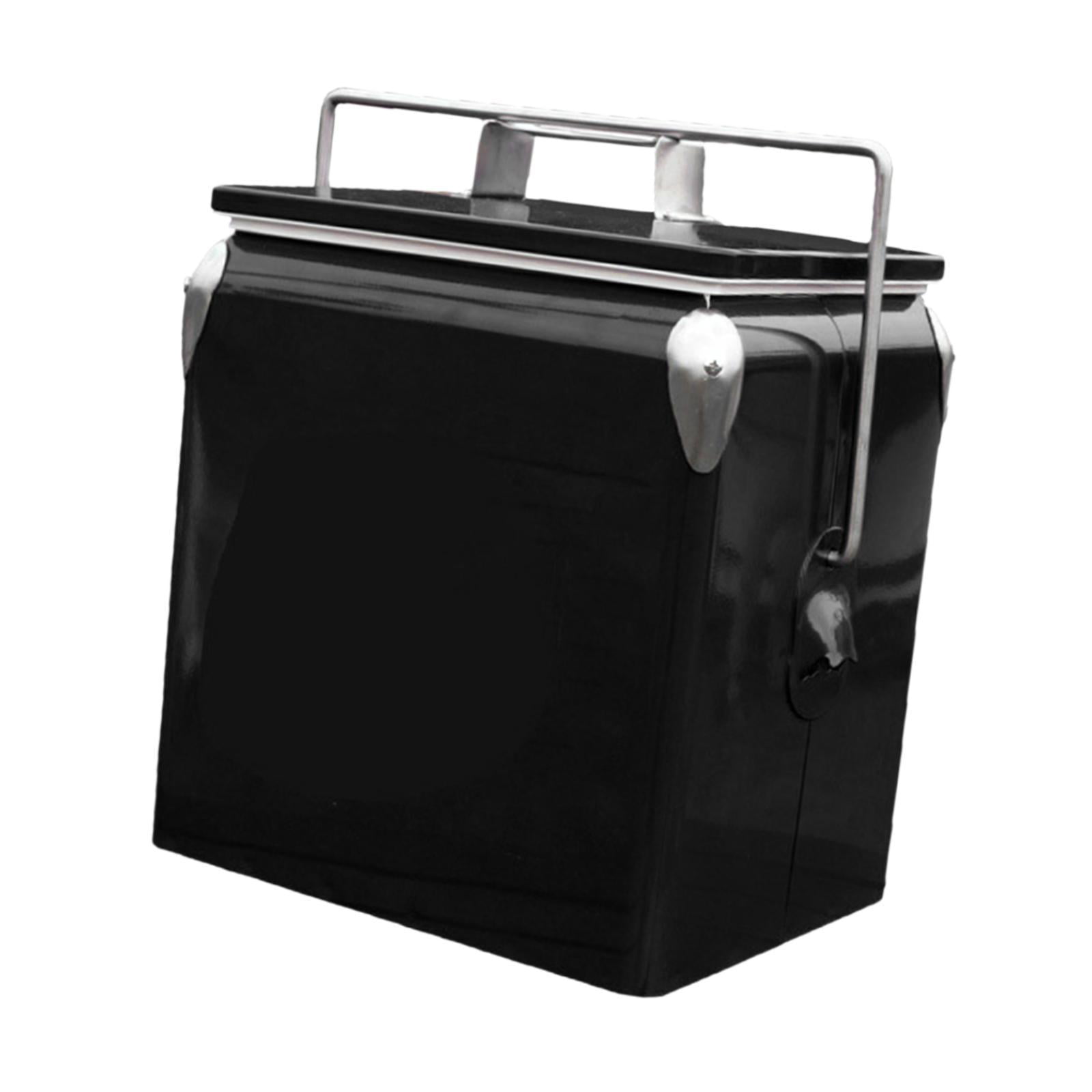 GARENDE Ice Chest Ice Box with Handle 13L Vintage Design Ice Bucket ...
