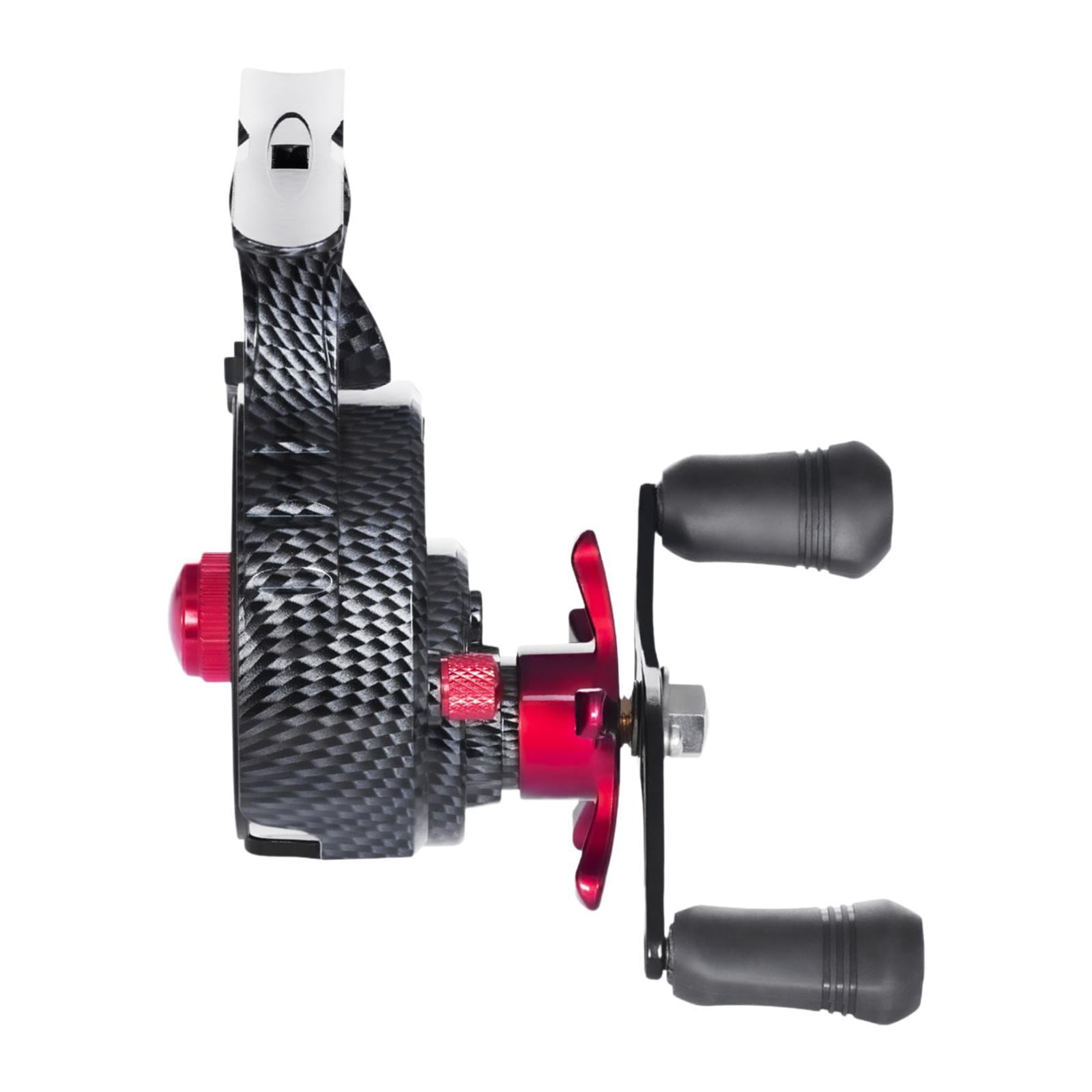 GARENDE Ice Fishing Wheel Handed Ice Fishing Equipment Smooth Casting ...