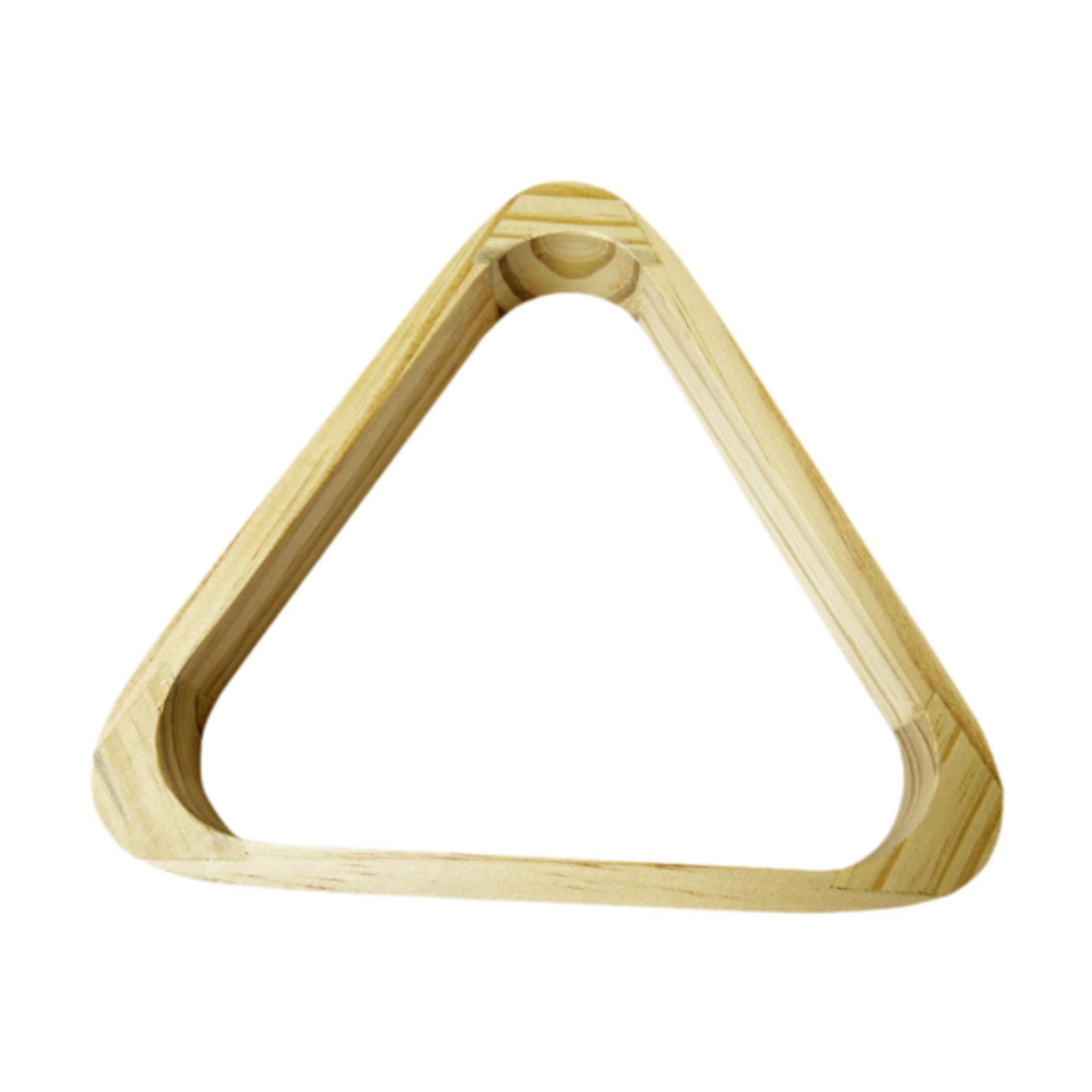GARENDE Pool Table Triangle Ball Rack Wooden for Billiard Room Home ...