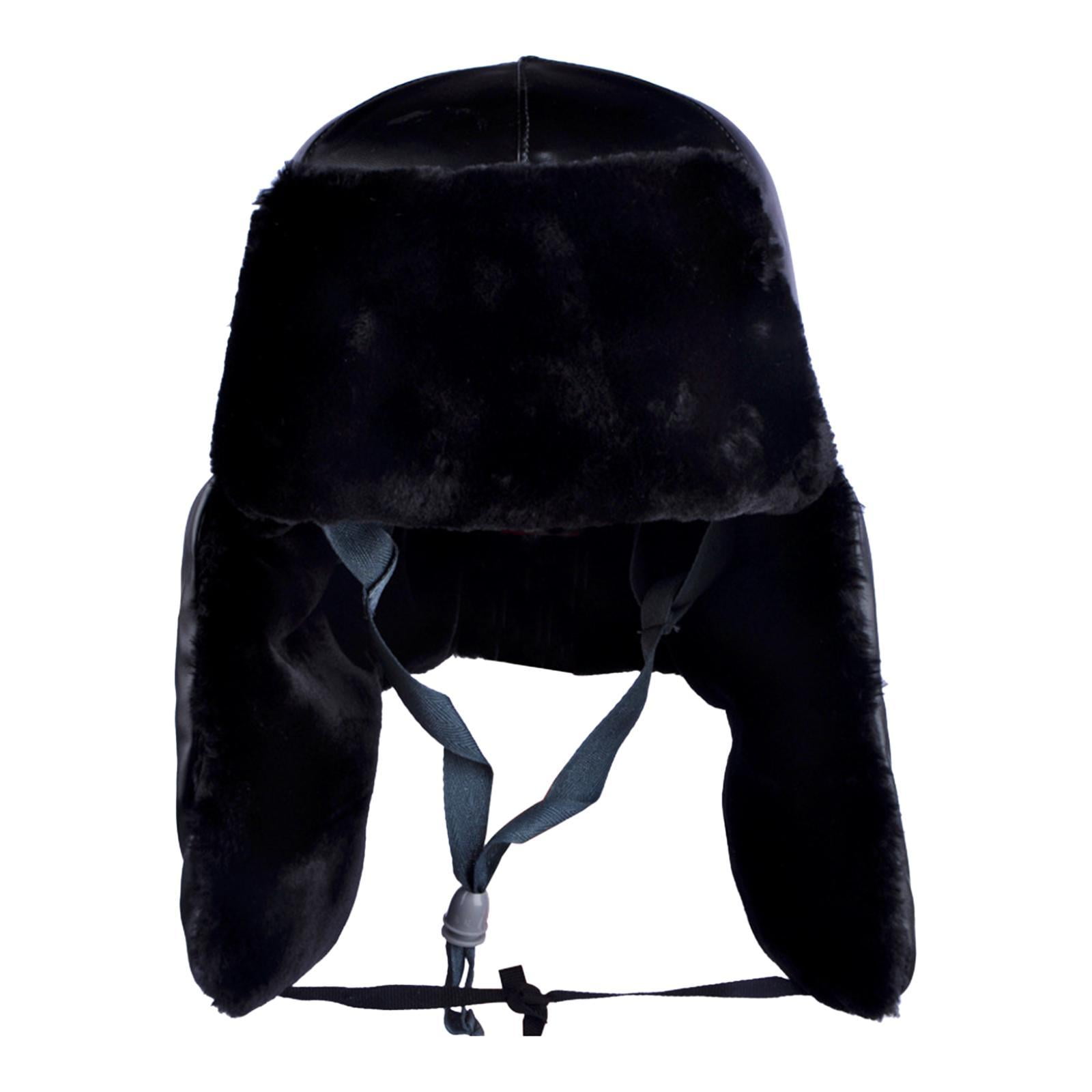 GARENDE Winter Trapper Hat Helmet Black Ski Cap for Outdoor Activities ...