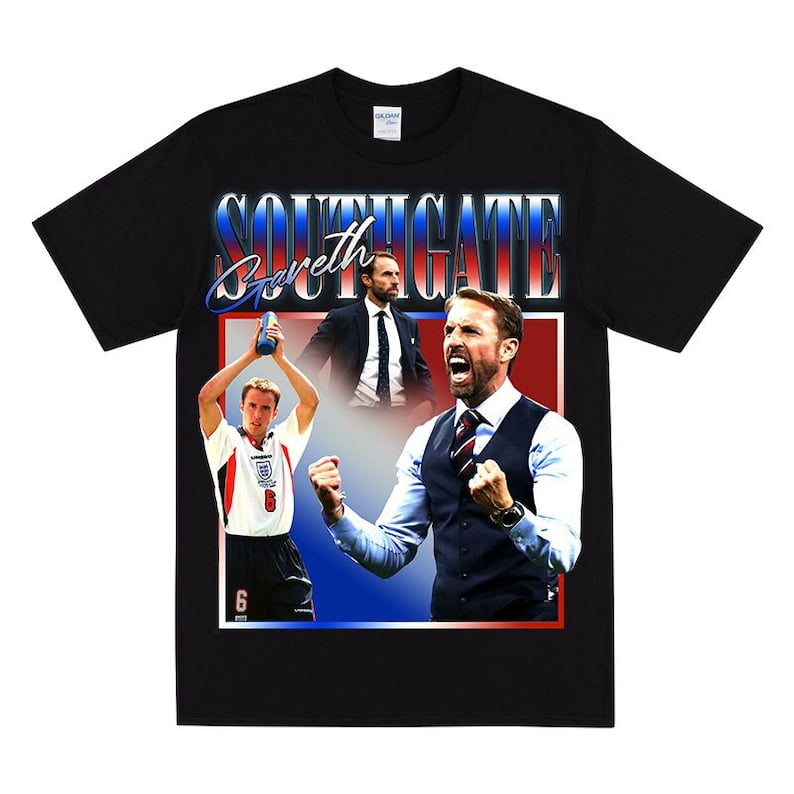 GARETH SOUTHGATE Homage T-shirt, Football Shirt, Gareth Southgate ...