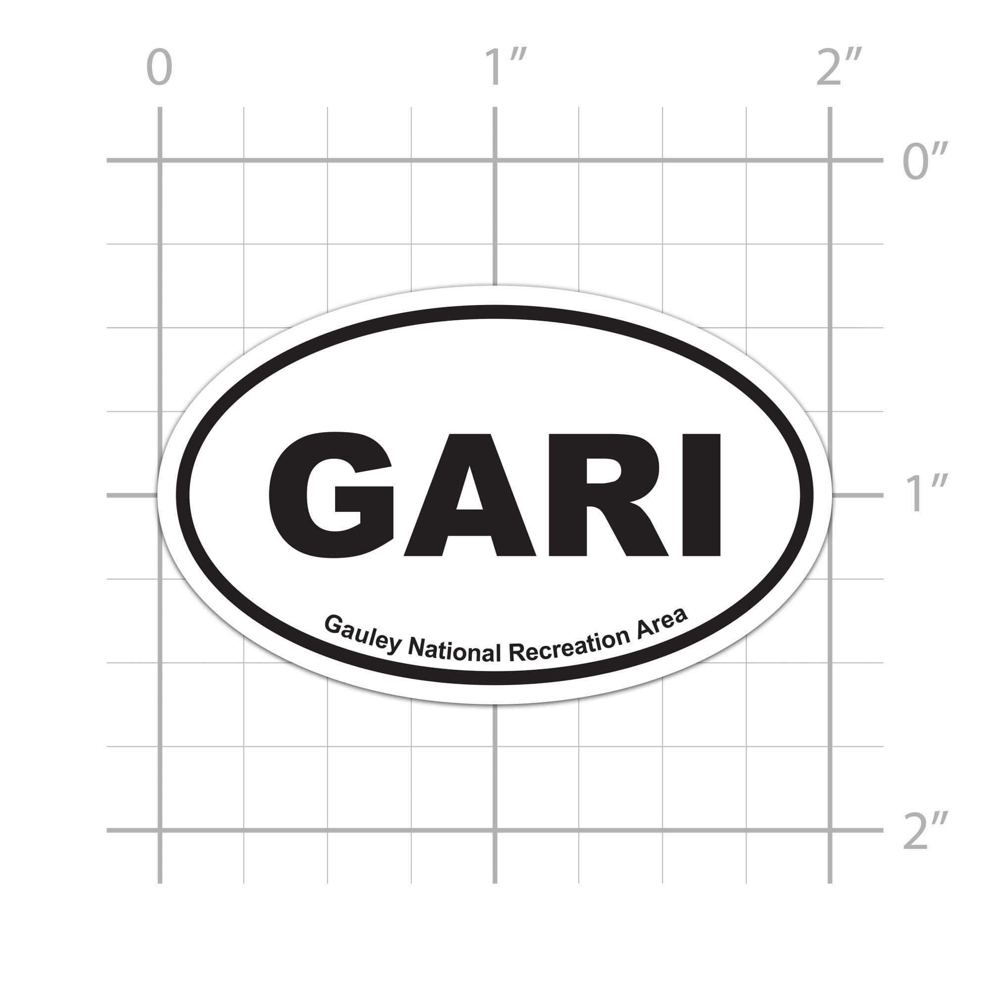 GARI Gauley National Recreation Area Sticker for water bottle phone ...