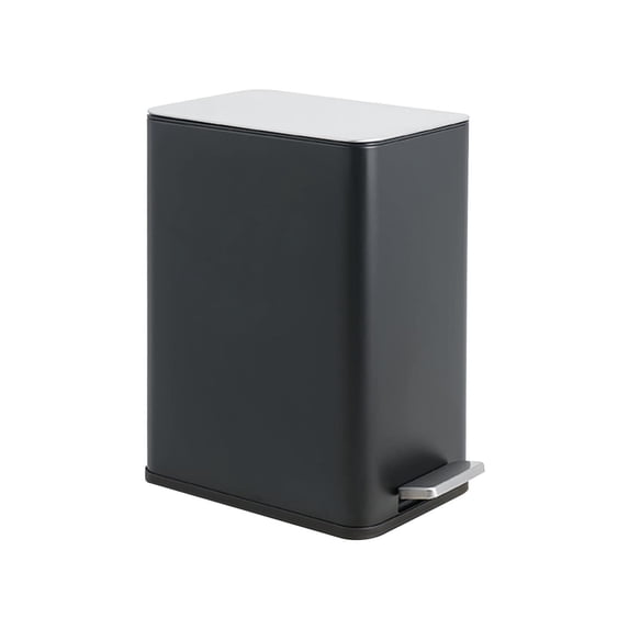 GARITIN 15L 4 Gallon Rectangular Step Trash Can with Foot Pedal, 410 ...