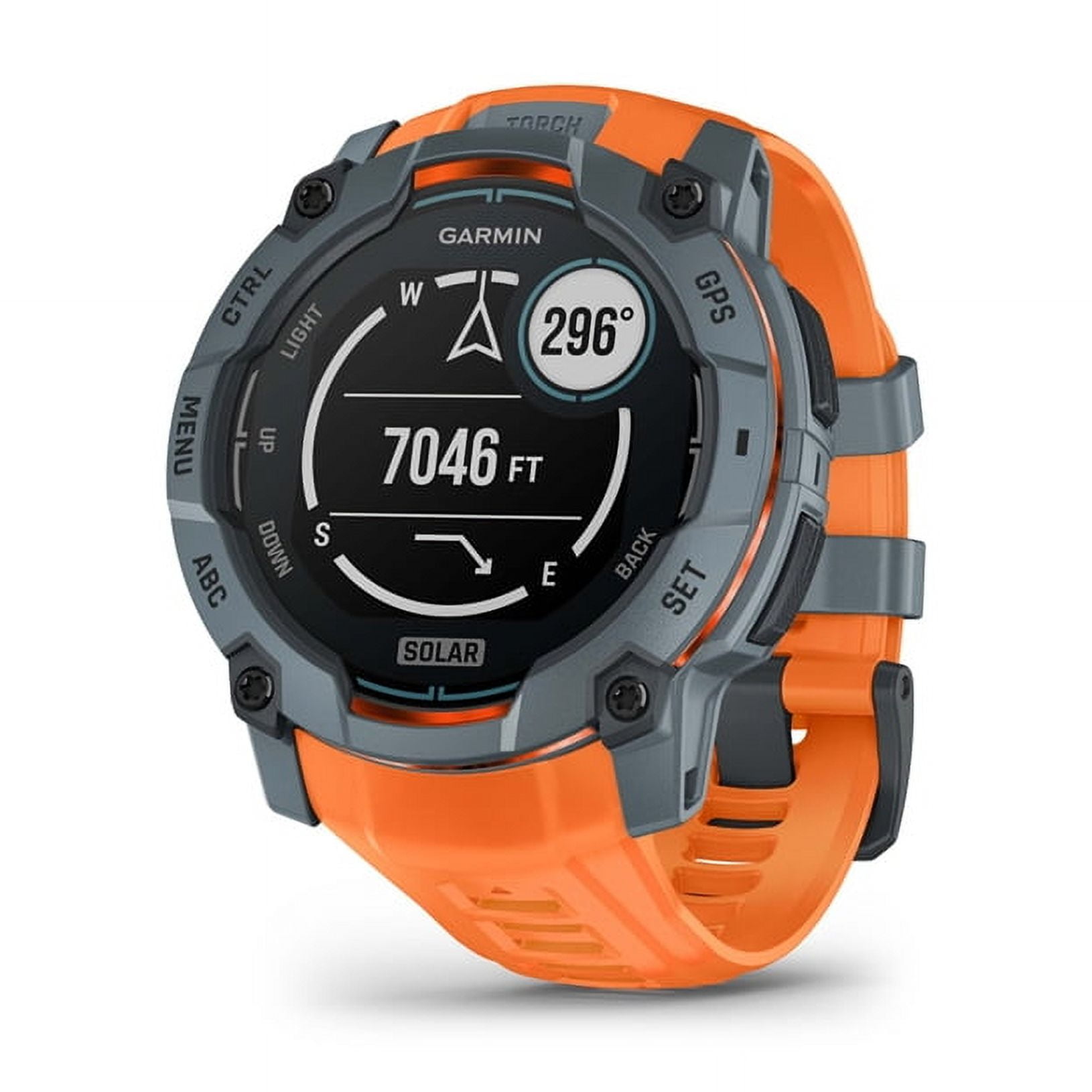 Garmin Instinct 3 Solar, (50mm) Twilight with Solstice Band (010-02935 ...