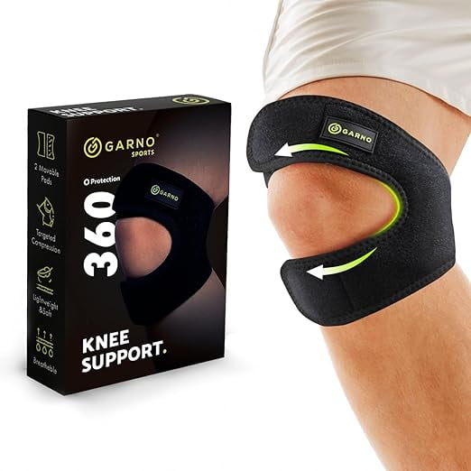 GARNO Knee Brace, Adjustable Neoprene Stabilizer for Meniscus Tear ...
