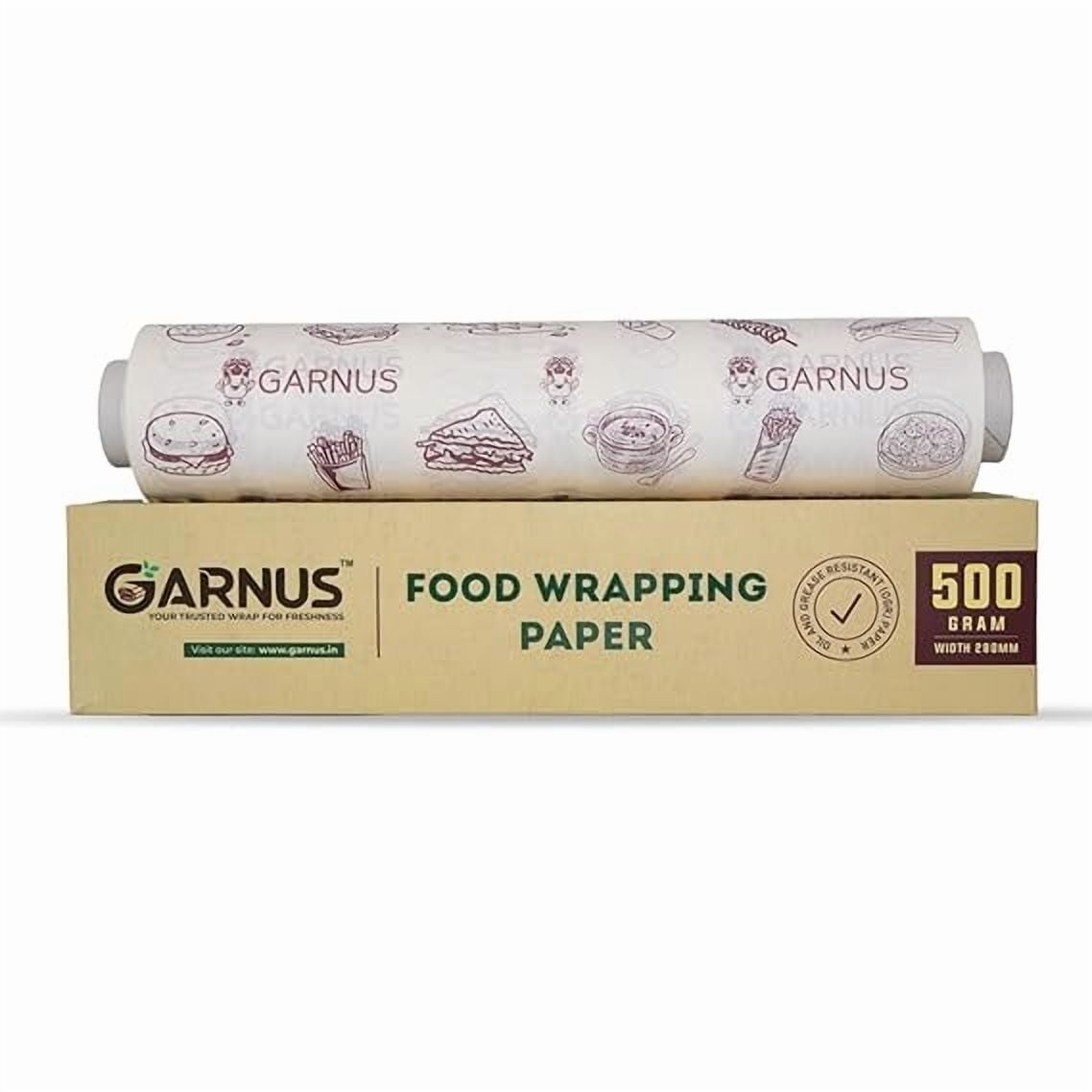 GARNUS Food Wrapping Paper – 50 Meter Roll Food Wrap for Storage ...