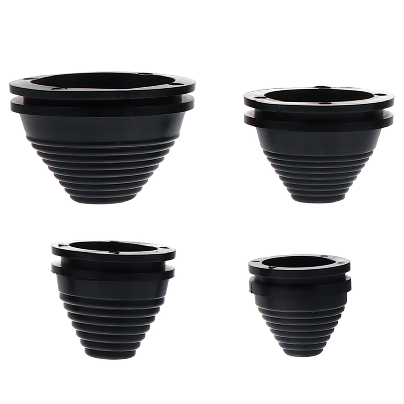 GARVALON 1 Set Black Rubber Grommets Wire Protection Firewall Grommet ...