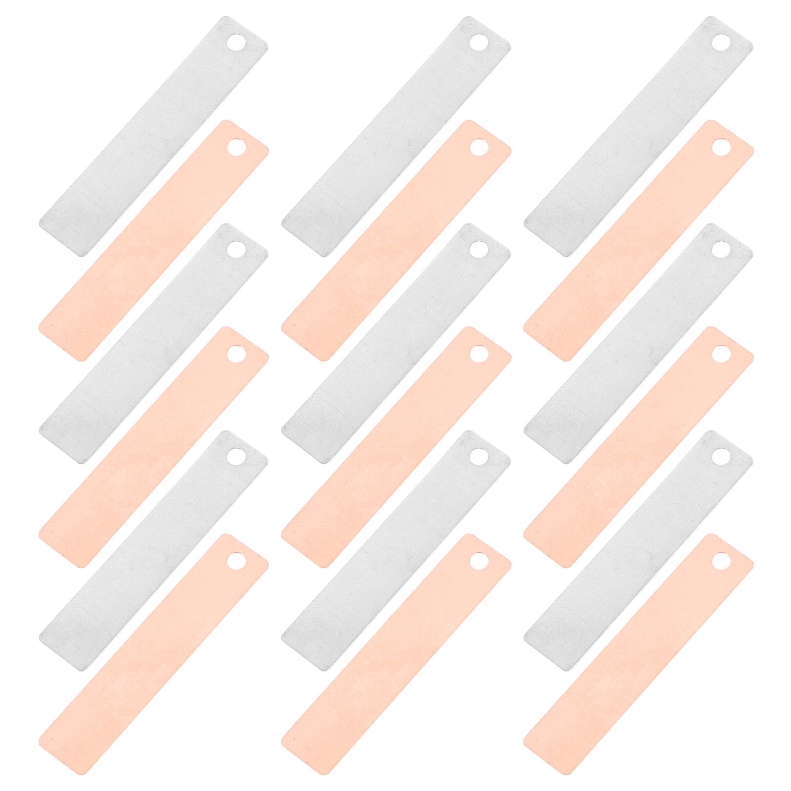 GARVALON 1 Set Copper and Zinc Electrode Strips for Science Education ...