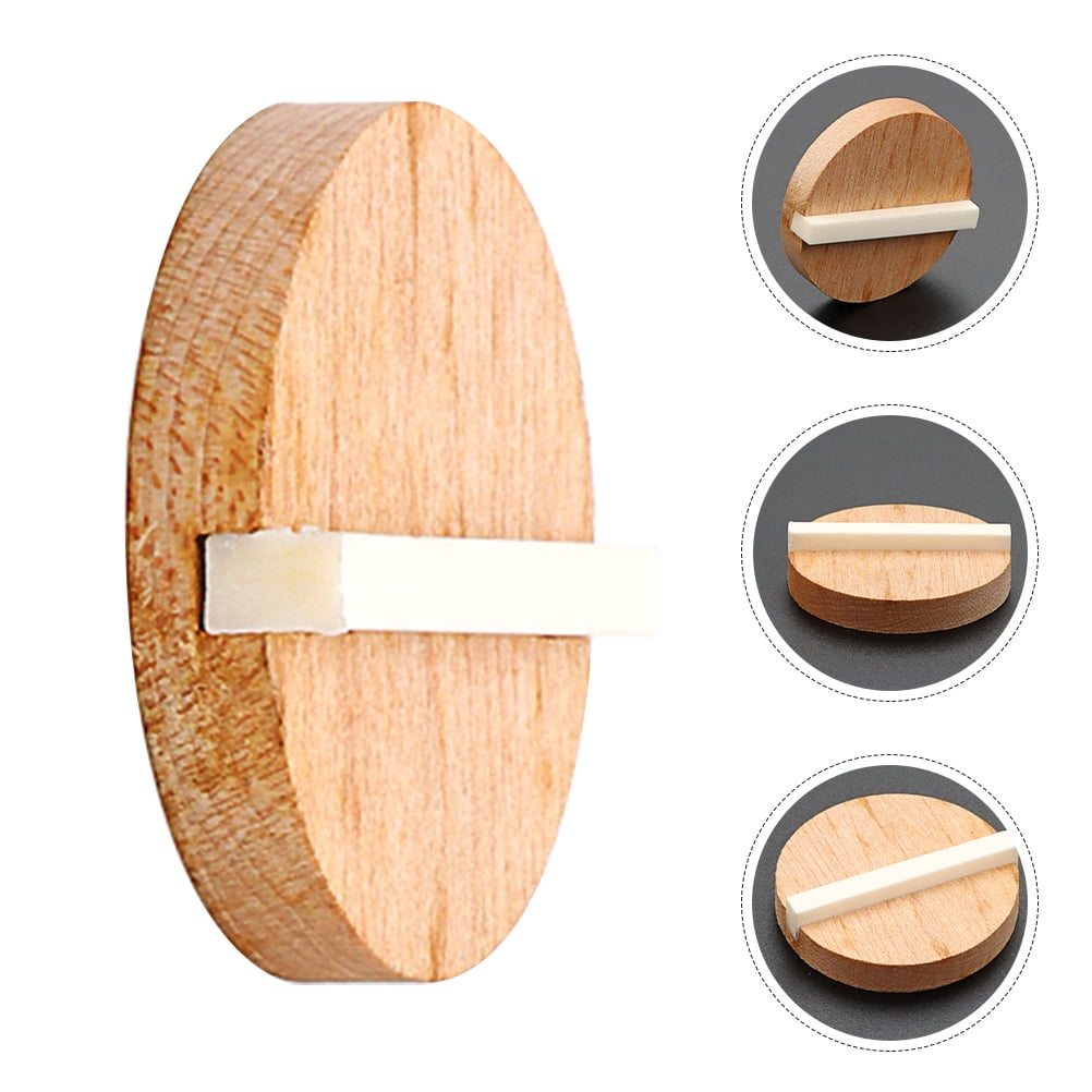 GARVALON 1 Set Guitar Saddle Nuts with Light Brown Wood and Ox Bone for ...