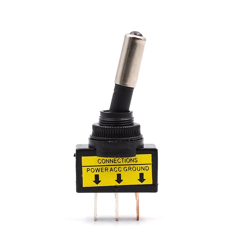 GARVALON 10Set 12V 3 Pin Toggle Switch in Blue Metal for Boat ...