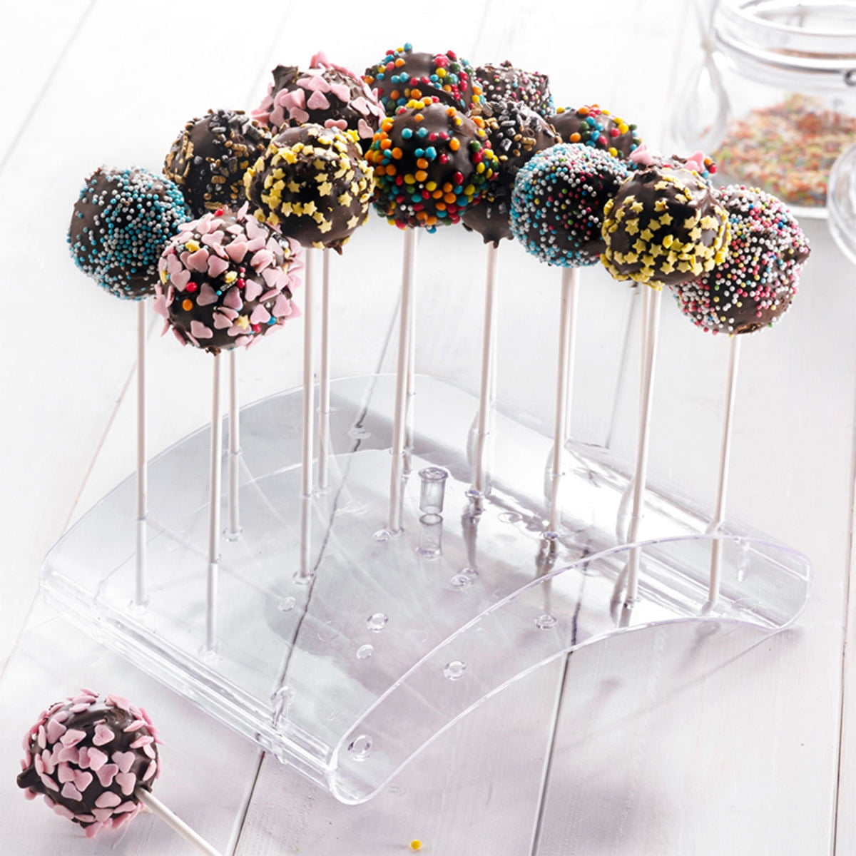 GARVALON 1Pack Lollipop Display Holder 6X3.9X2in for Candy Display ...