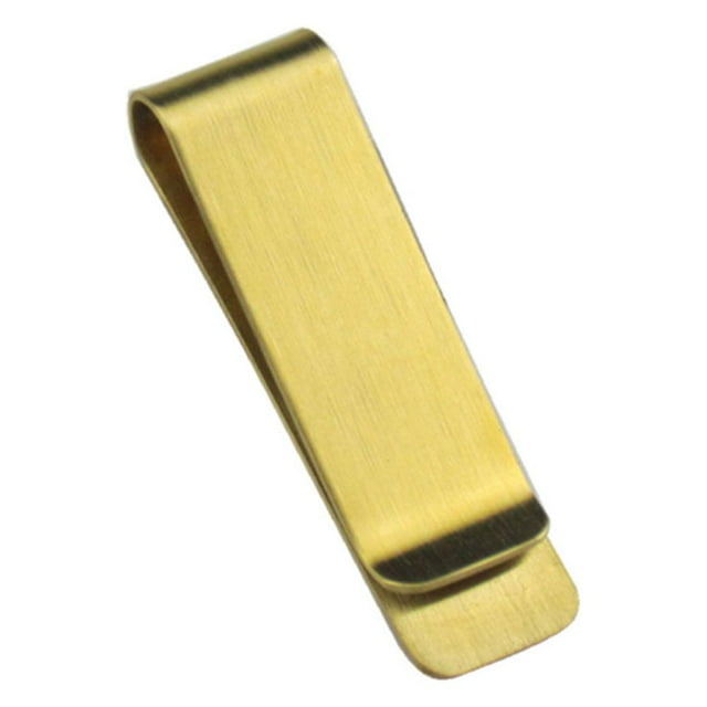 GARVALON 1Pcs Durable Copper Money Clip Small Money Clip for Cash ...