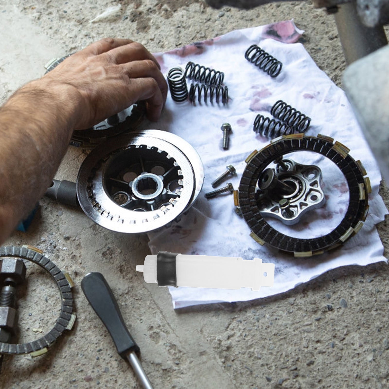 GARVALON 1Pcs Engine Coolant Expansion Tank Transparent Plastic For Off ...