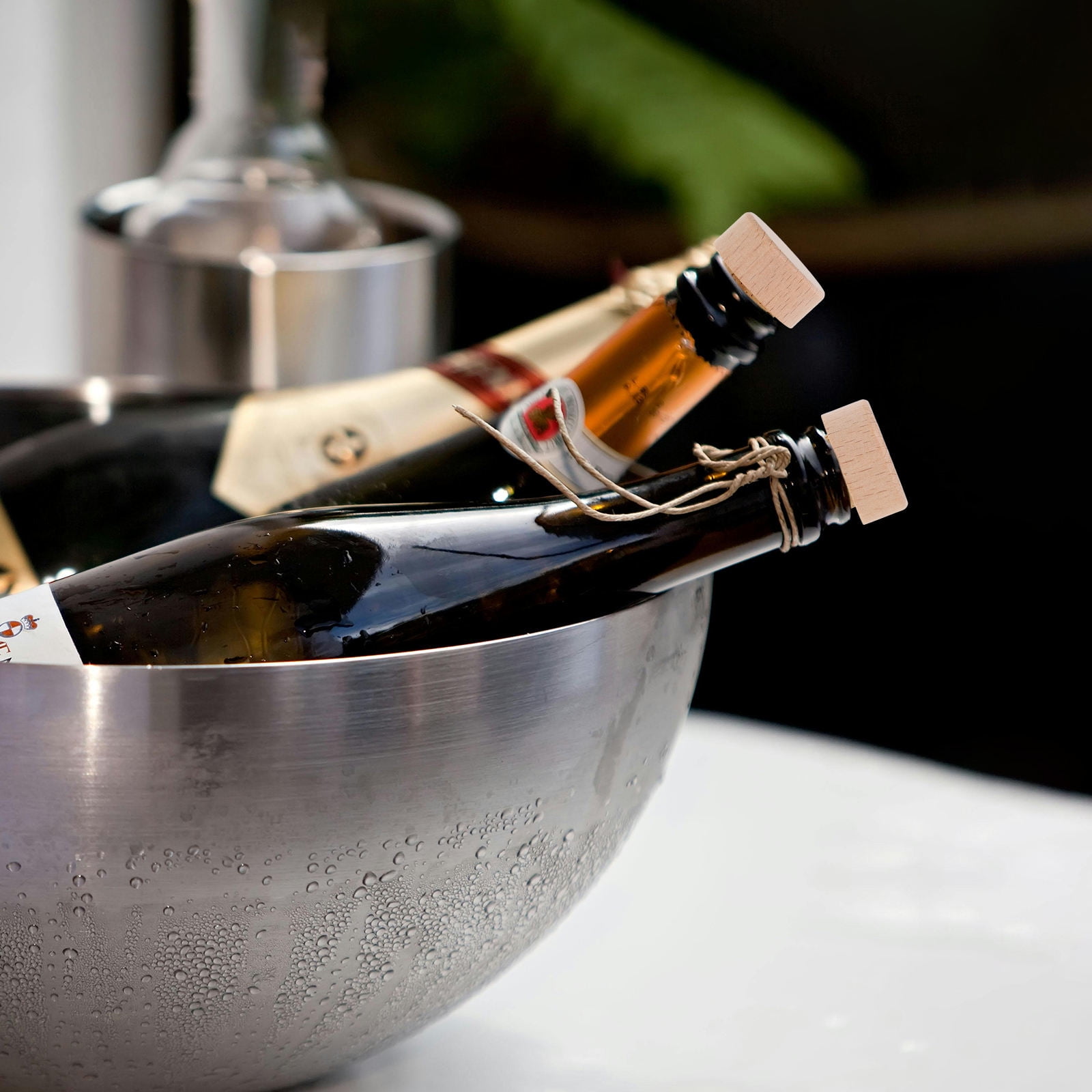 GARVALON 1Set Bottle Stopper Natural Wood Cylindrical Oak Wood ...