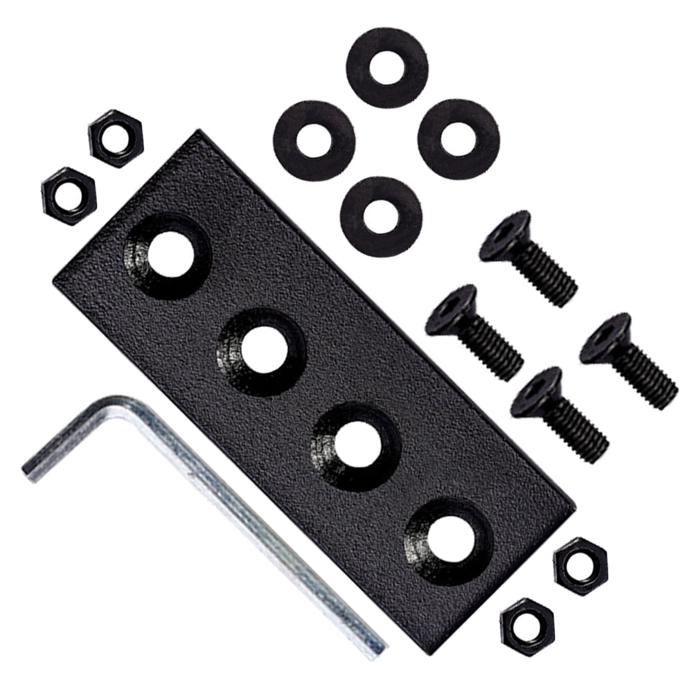 GARVALON 1Set Flat Bracket Carbon Steel For Heavy-Duty Support In Barn ...