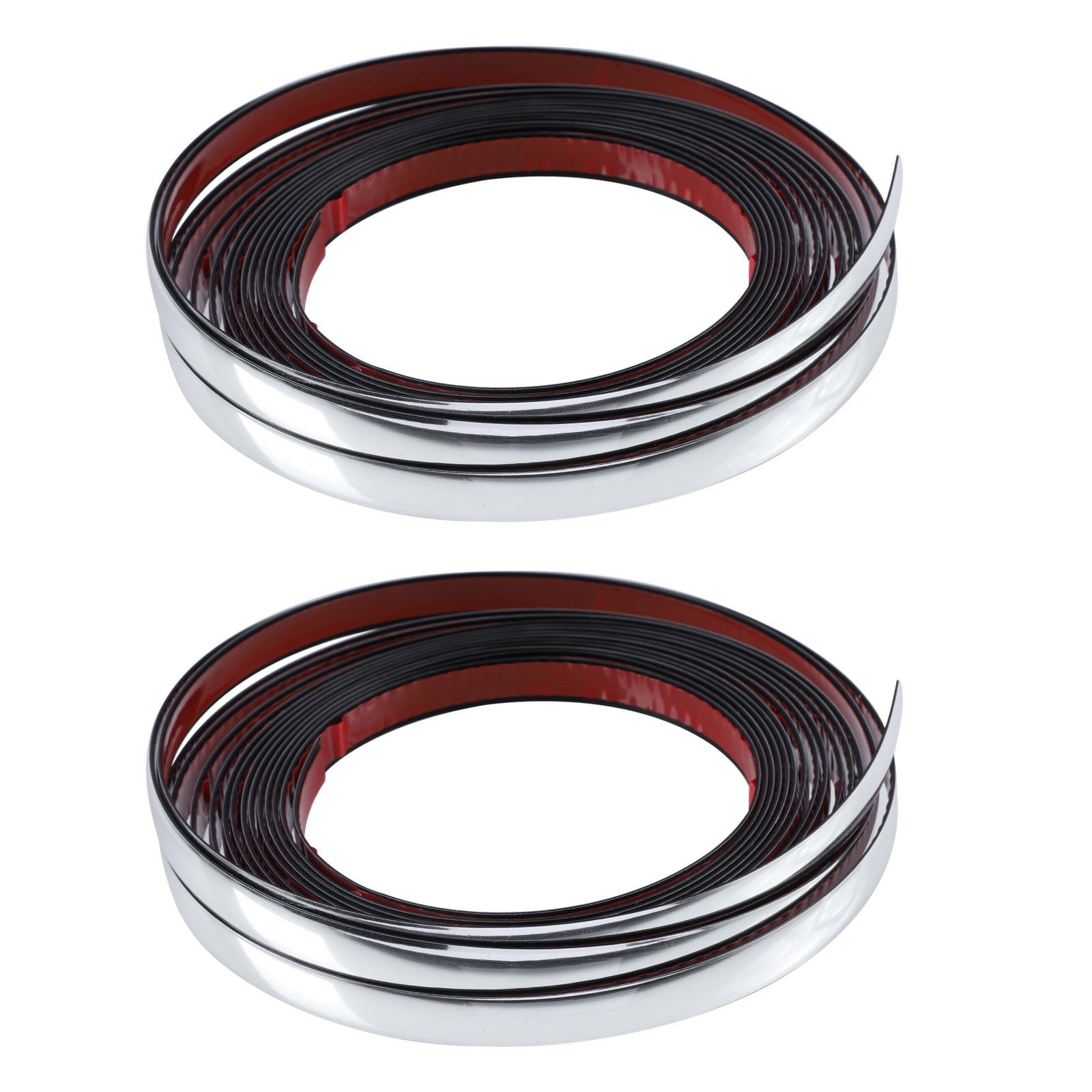 GARVALON 2 Rolls Silver Plastic Tile Stickers for Wall Floor Baseboard ...