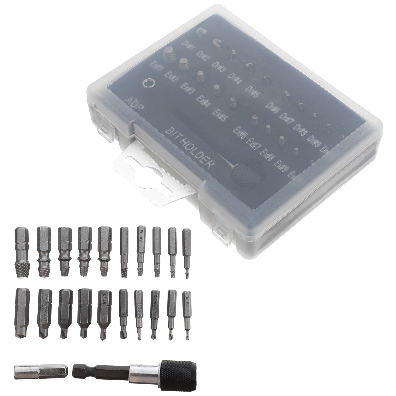 GARVALON 22Pcs Heavy Duty Bolt Extractor Kit Carbon Steel for ...