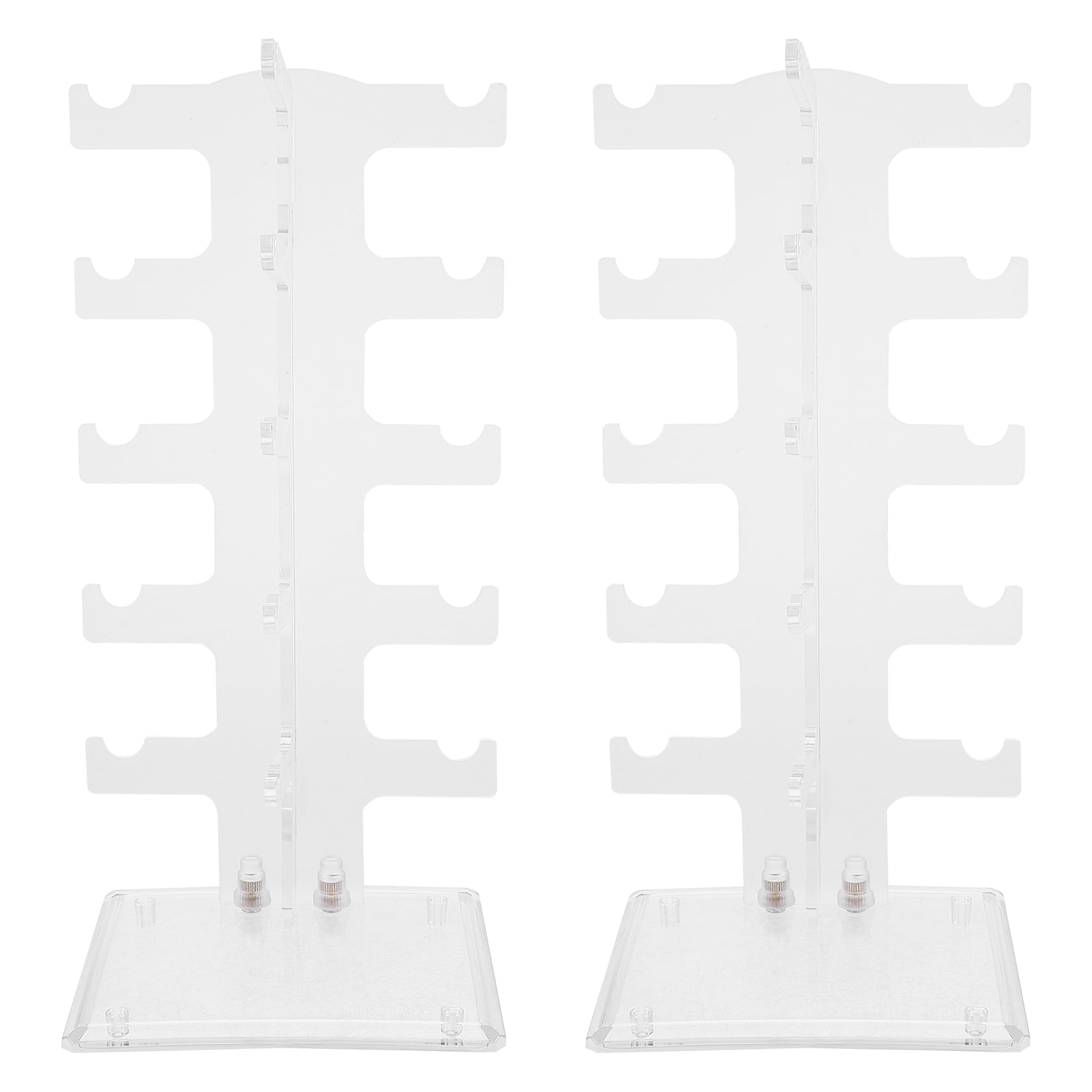 GARVALON 2Pack Transparent Acrylic Sunglasses Display Racks for Desktop ...