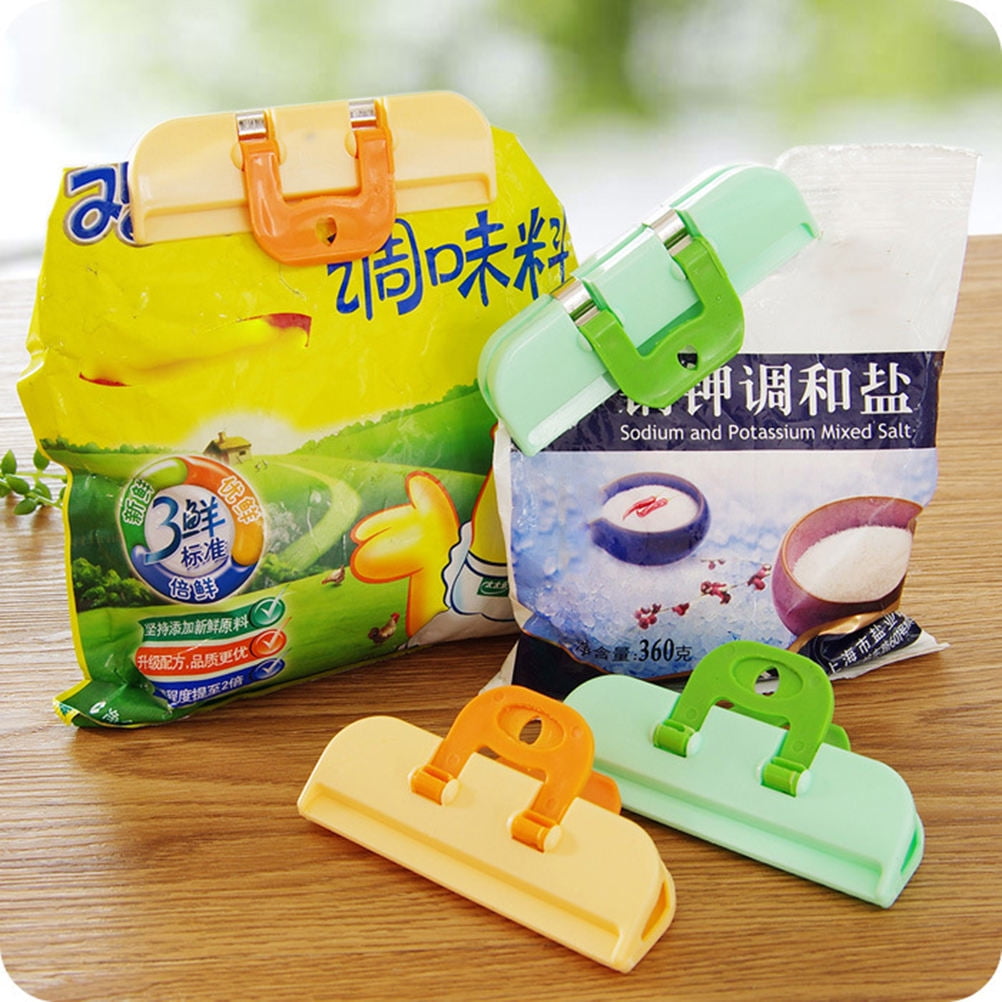 GARVALON 2Pcs Seal Snack Clips Assorted Color Stick Shape Design For ...