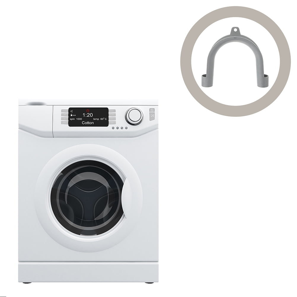 GARVALON 2Pcs Washing Machine Drain Hose Holder U-Shaped Hook Grey ...