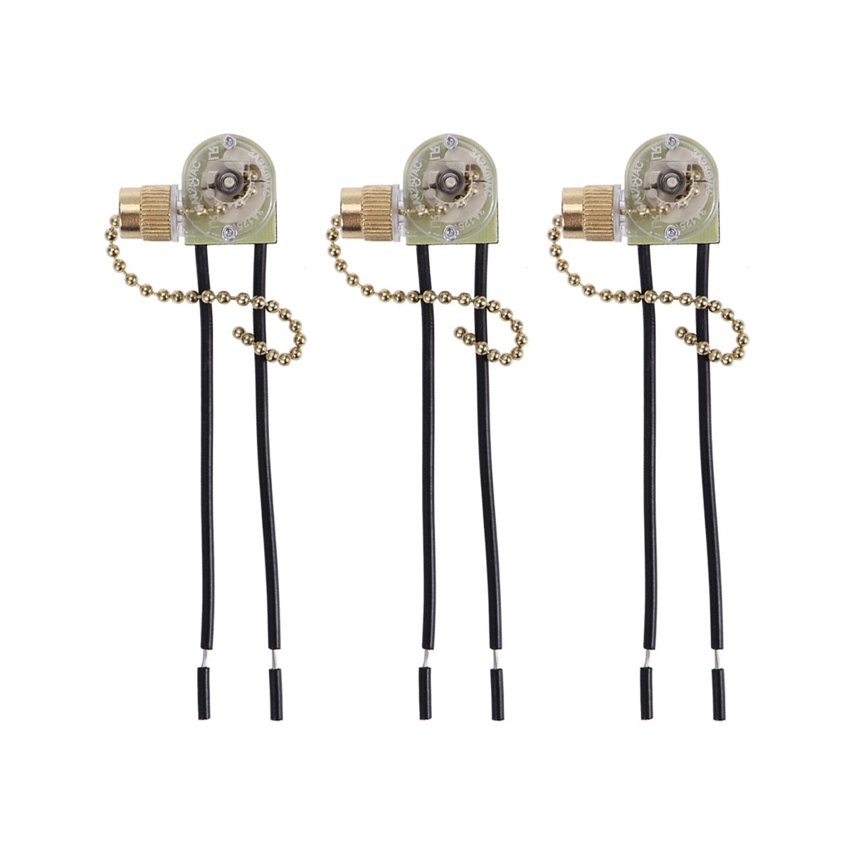 GARVALON 3Set Hanging Ceiling Fan Pull for Ceiling Fans with Lighting ...