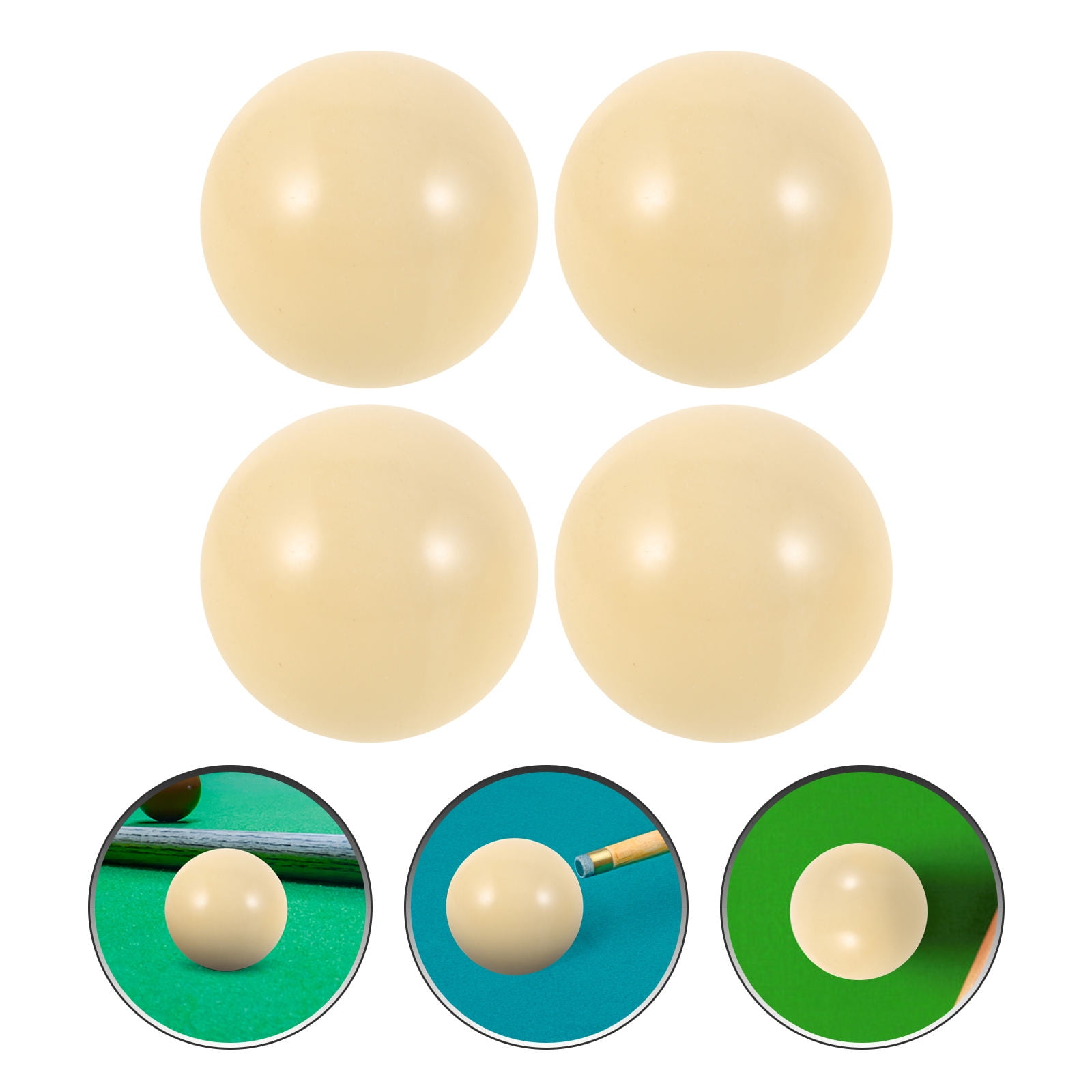 GARVALON 4Pcs Resin Balls for Pool Table with Improved - Walmart.com