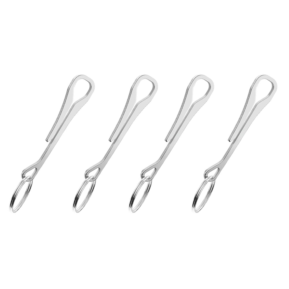 GARVALON 4Set Keyring Buckles Metal Snap Hook Clip for General Users ...