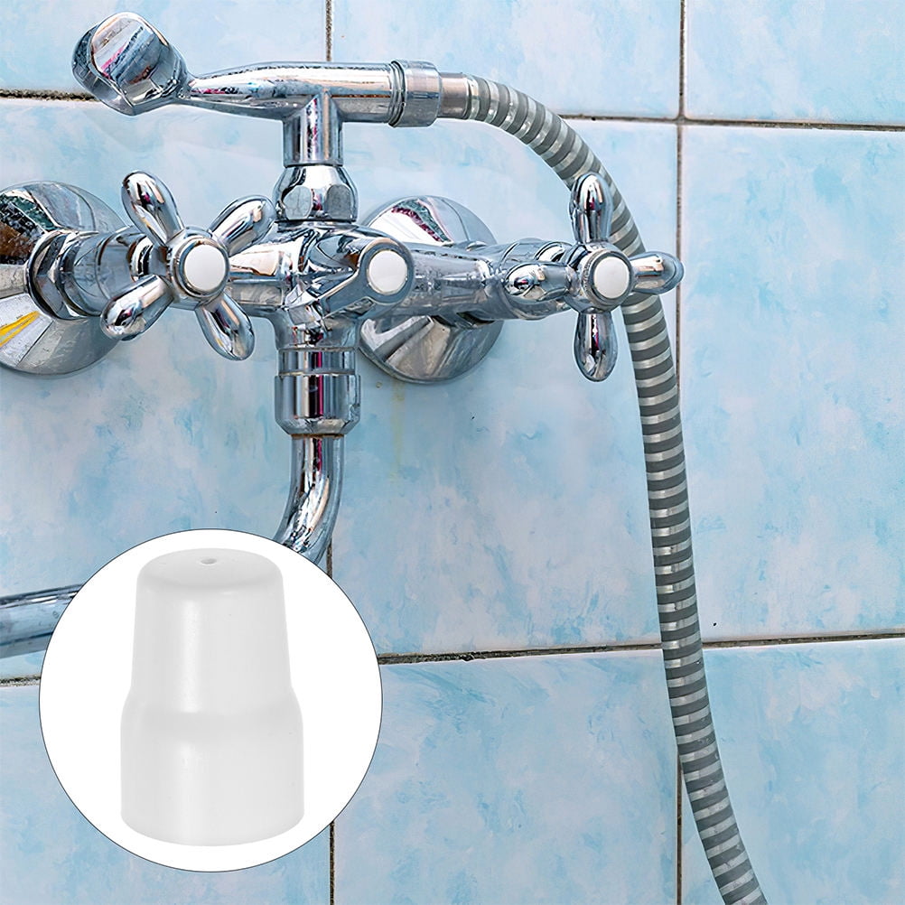 GARVALON 6Pcs Round White PVC Angle Valve Cover for Bathroom Renovation ...