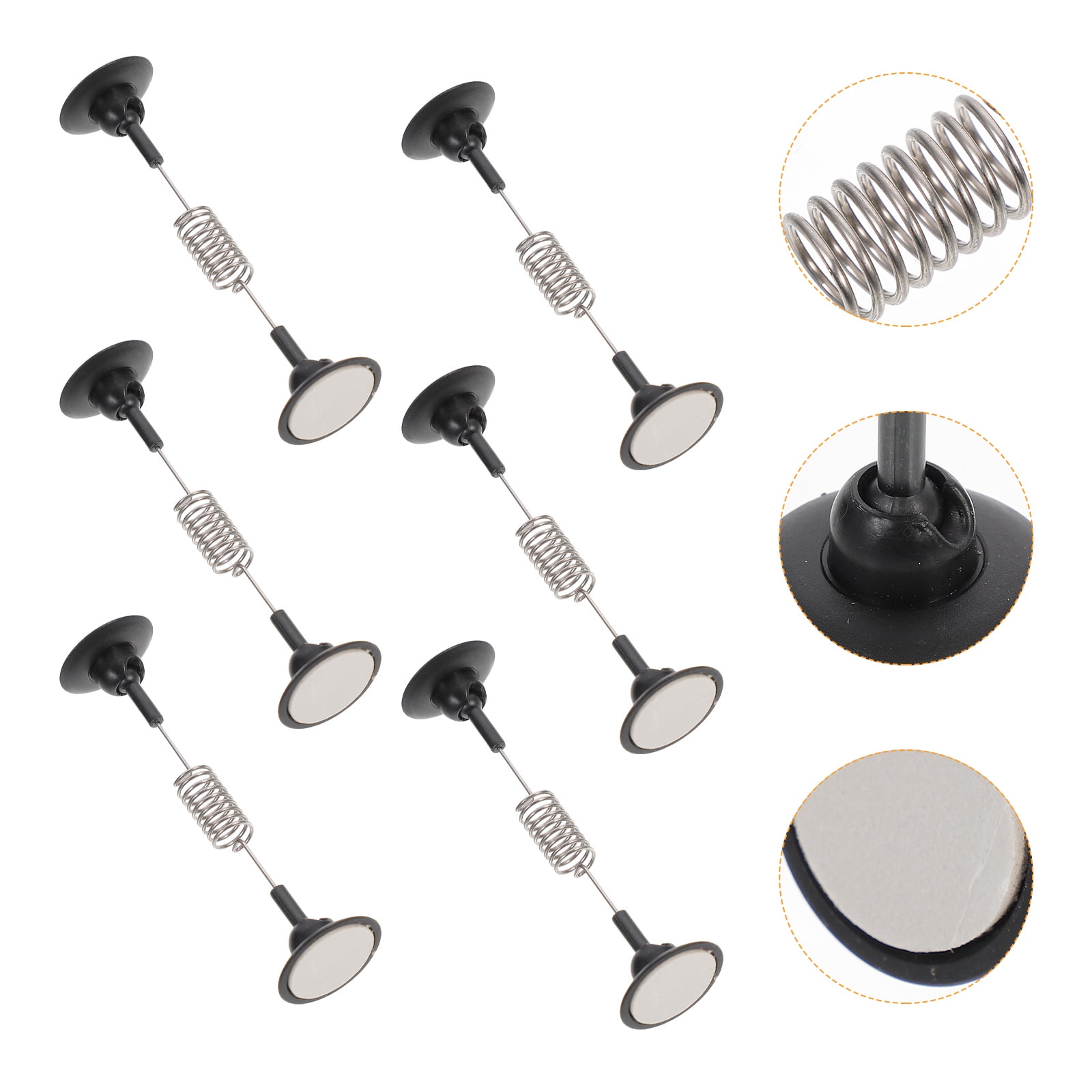 GARVALON 6Pcs Set Black Spring Clip Sign Holders for Shop and ...