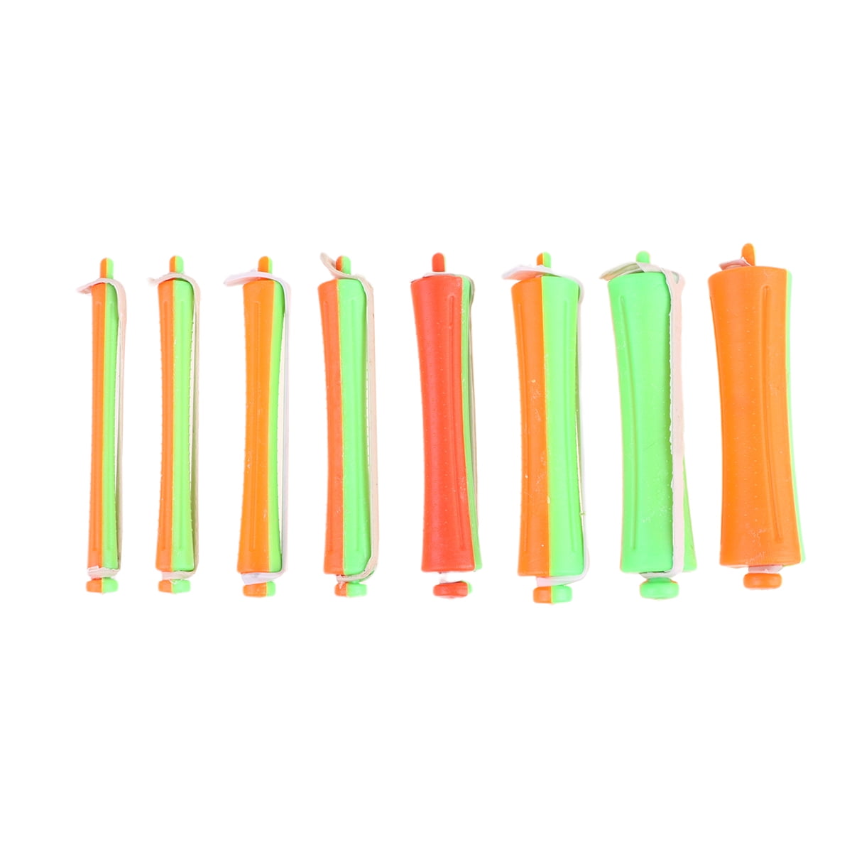 GARVALON 80Pcs Hair Curling Flex Rods Assorted Color for No Heat Damage ...