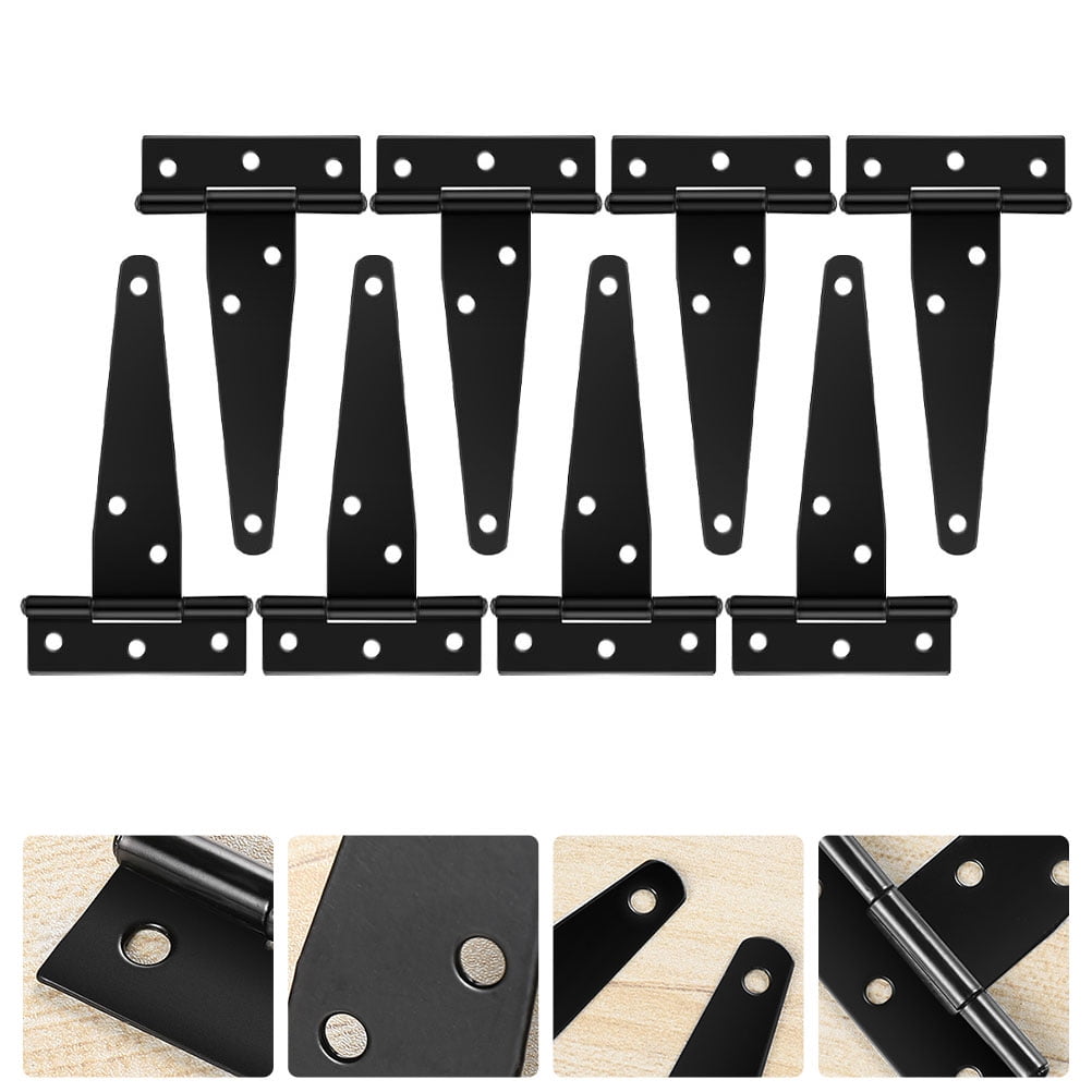 GARVALON 8Pcs Galvanized Process Hinges for Door Accessory Quick ...