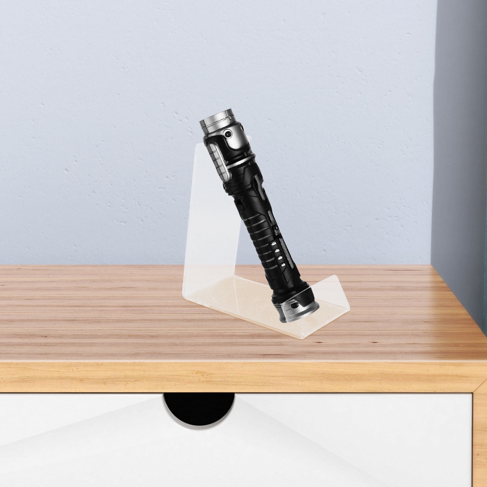 GARVALON Desktop Sword Bracket 2Pcs Acrylic Transparent Square for ...