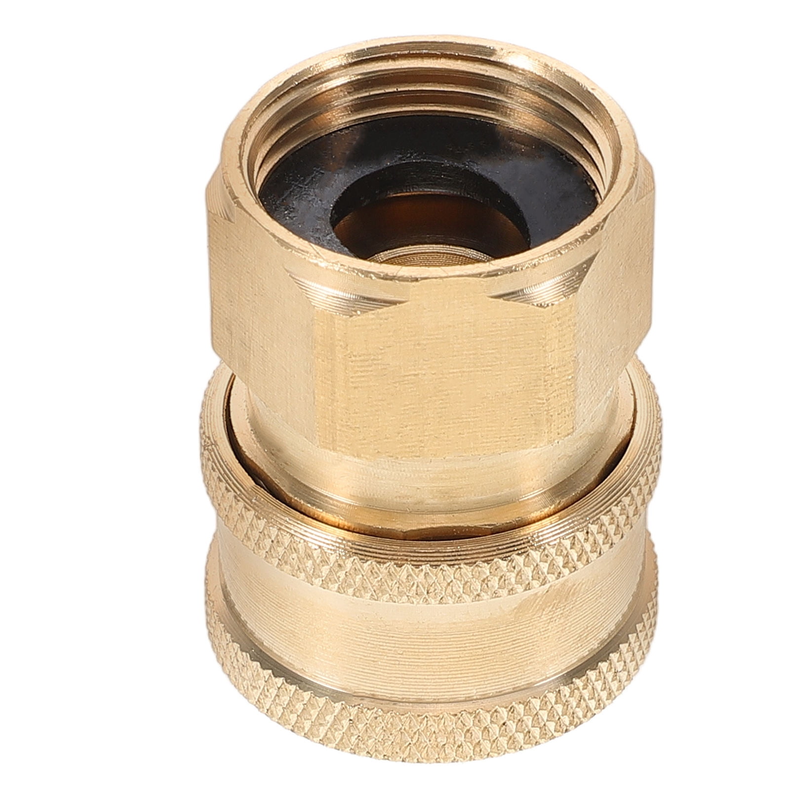 GARVALON Gardening Cleaning 1Pcs Quick Coupler Adapter Metal Copper for High-pressure ...