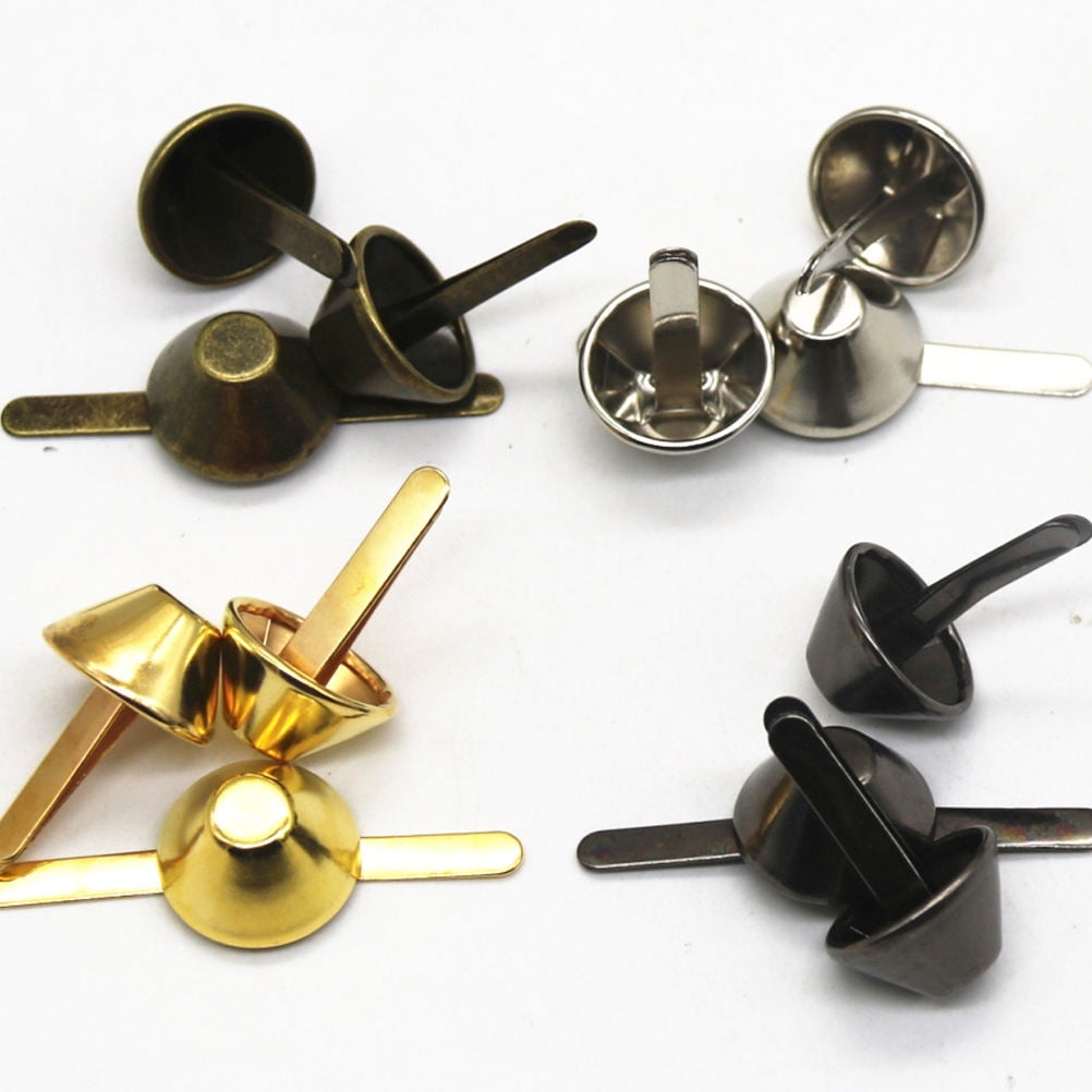 GARVALON Iron Two Legged Rivets 60 Pcs Simple Design For Diy Crafts And ...